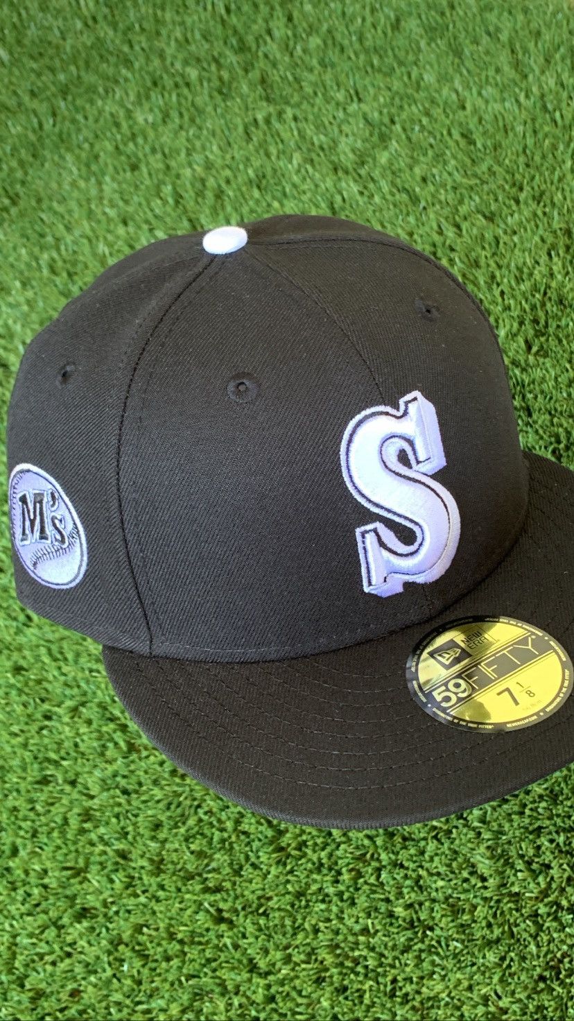New Era Hat Club Seattle Mariners Negro League 3D S Logo Fitted Hat ...