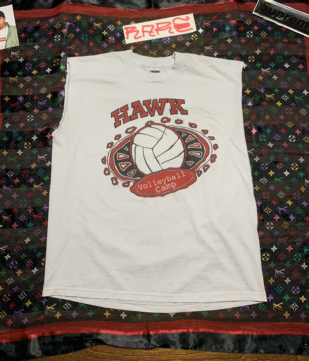 Fruit Of The Loom × Streetwear × Vintage 90s Vintage Hawk Volleyball ...