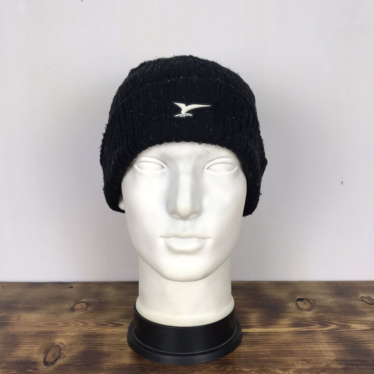 Vintage YANMAR Logo Solid Black Beanie Hat | Grailed