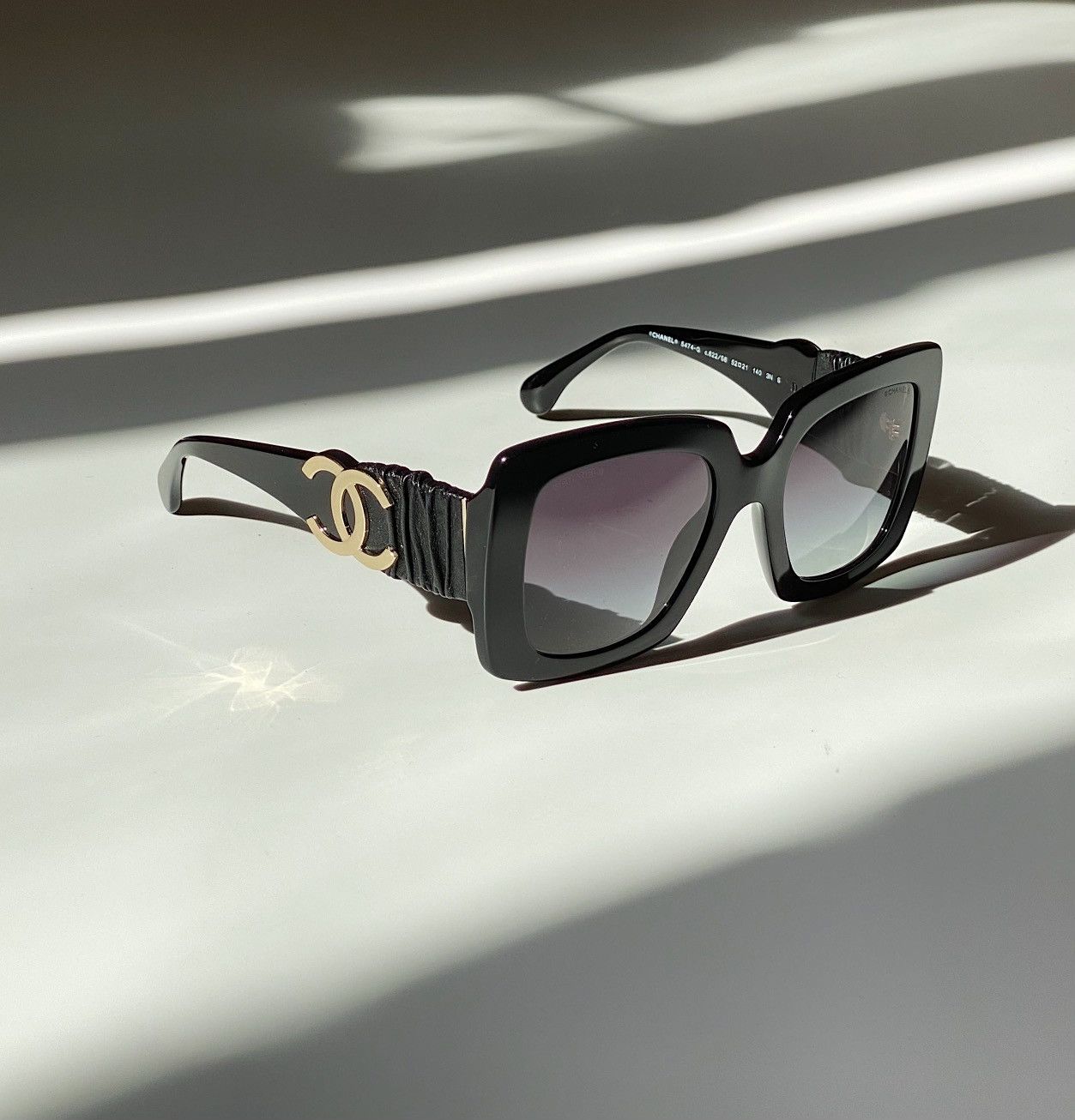 Chanel × Streetwear × Vintage CHANEL CC Oversized Sunglasses 5474-Q ...