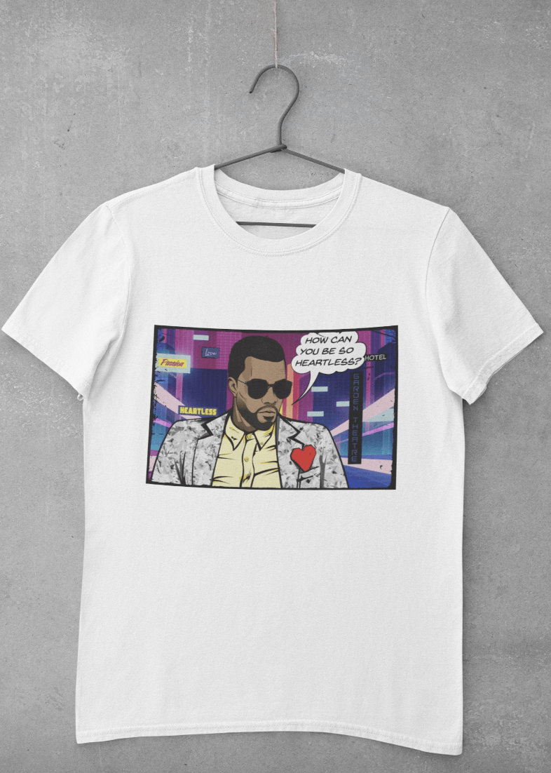 Custom Kanye West 808's & Heartbreak, Heartless, Pop Art | Grailed