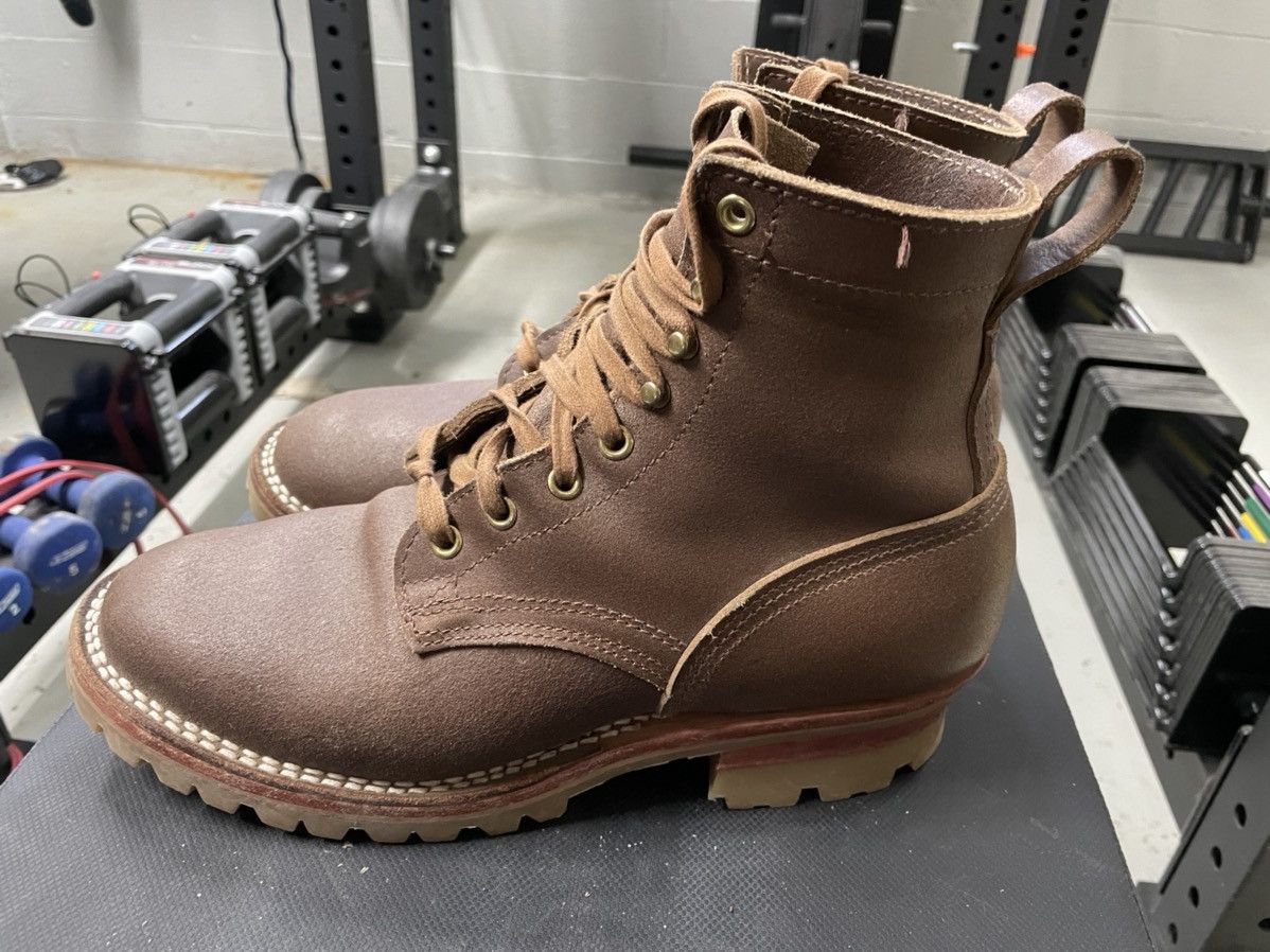 Nicks Boots Nicks Urban Logger 8.5EE natural waxed flesh | Grailed