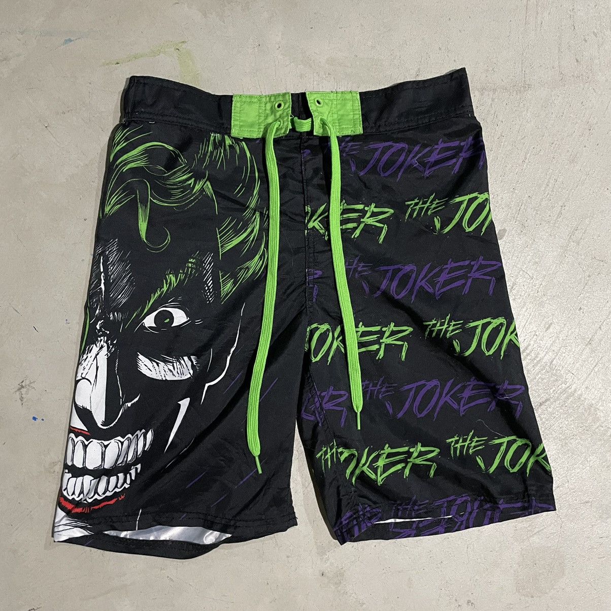 DC Comics × Vintage The Joker board shorts Batman villain comic movie ...