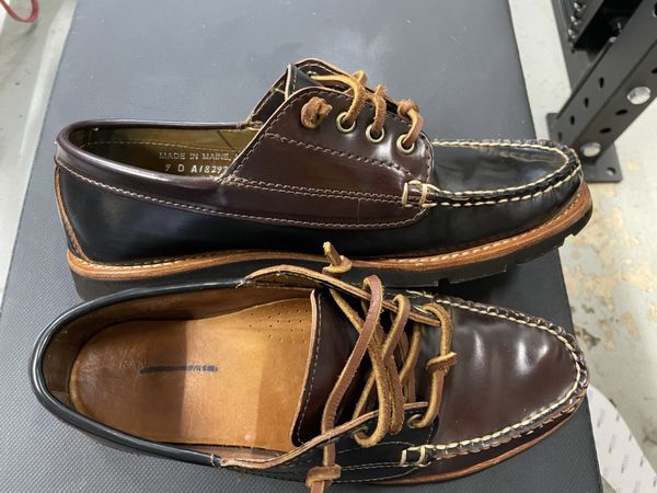Rancourt & Co. Rancourt x J.Crew shell cordovan baxter ranger mocs 9D ...