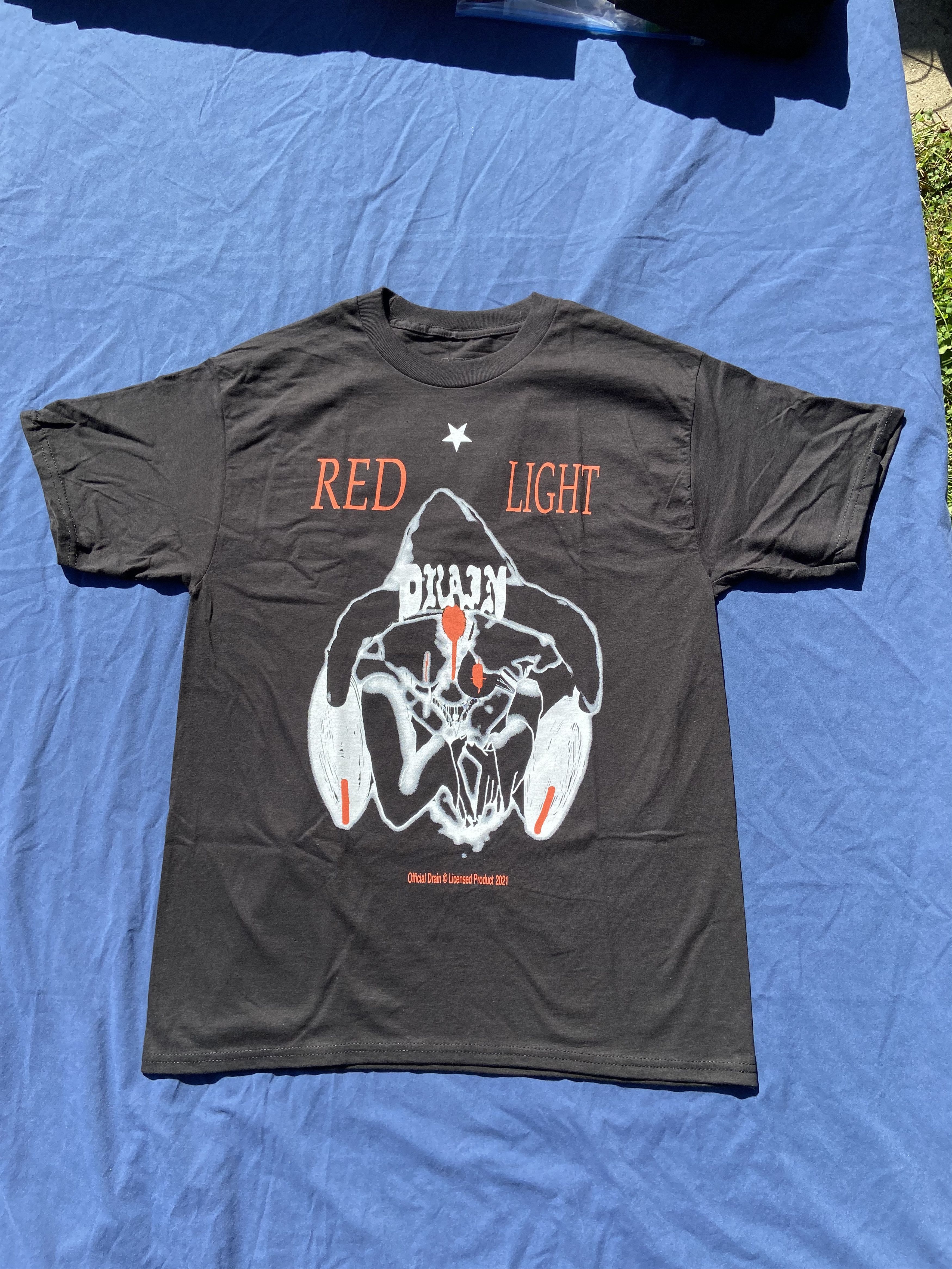 Sad Boys Bladee Red Light T-shirt (Black) | Grailed