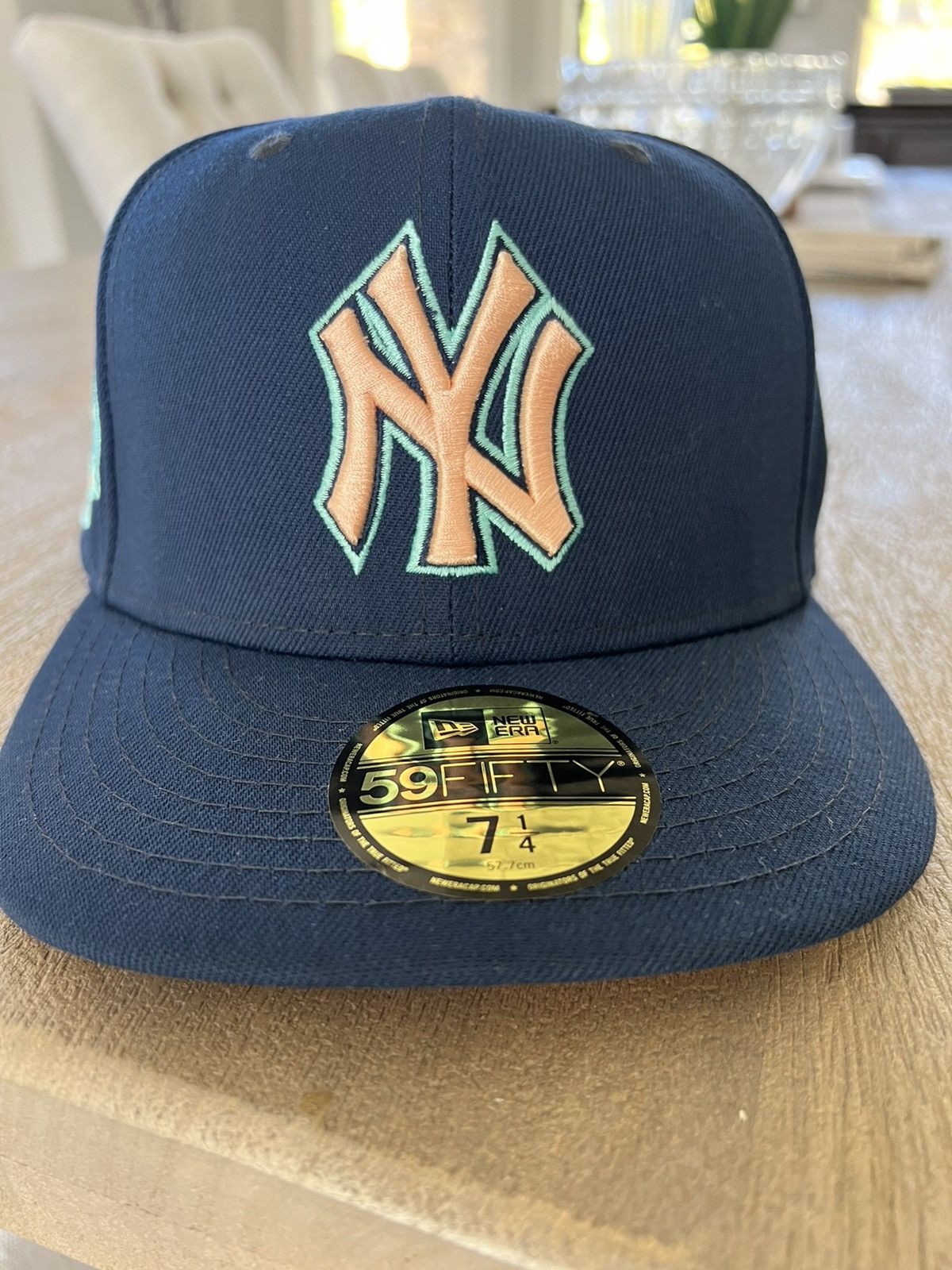 New Era Lids HD New Era New York Yankees 7 1/4 Oceanside Peach* drop ...