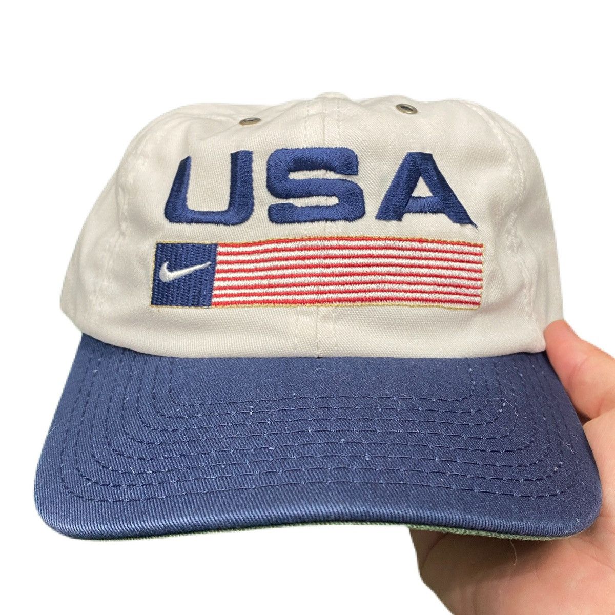 Nike × Vintage Vintage Nike USA Flag Olympic hat | Grailed