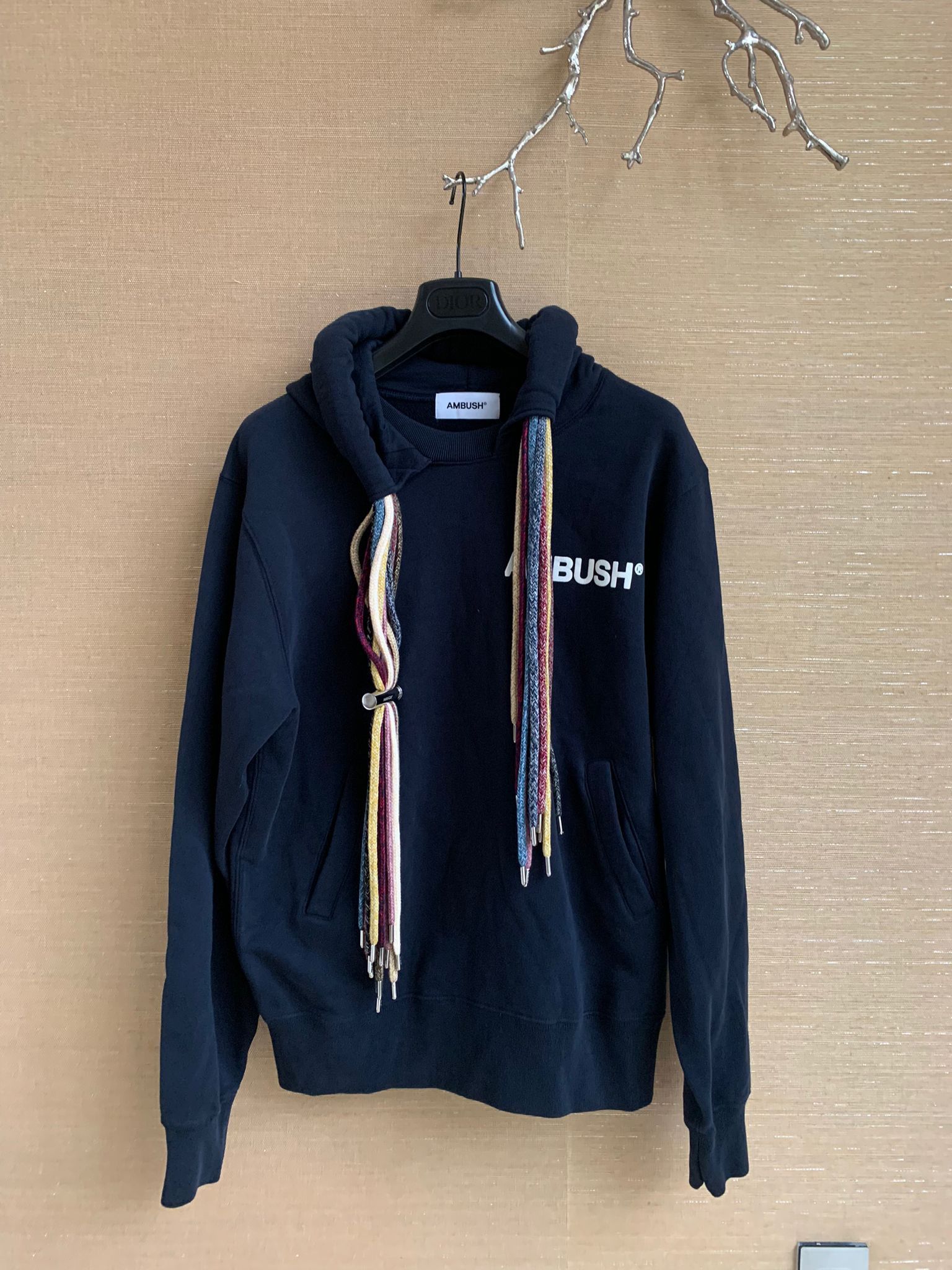 Ambush Design Multi Drawstring Hoodie in Black | Grailed