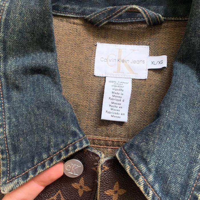 Calvin Klein Calvin Klein x Louis Vutton Custom Made Denim Jacket | Grailed
