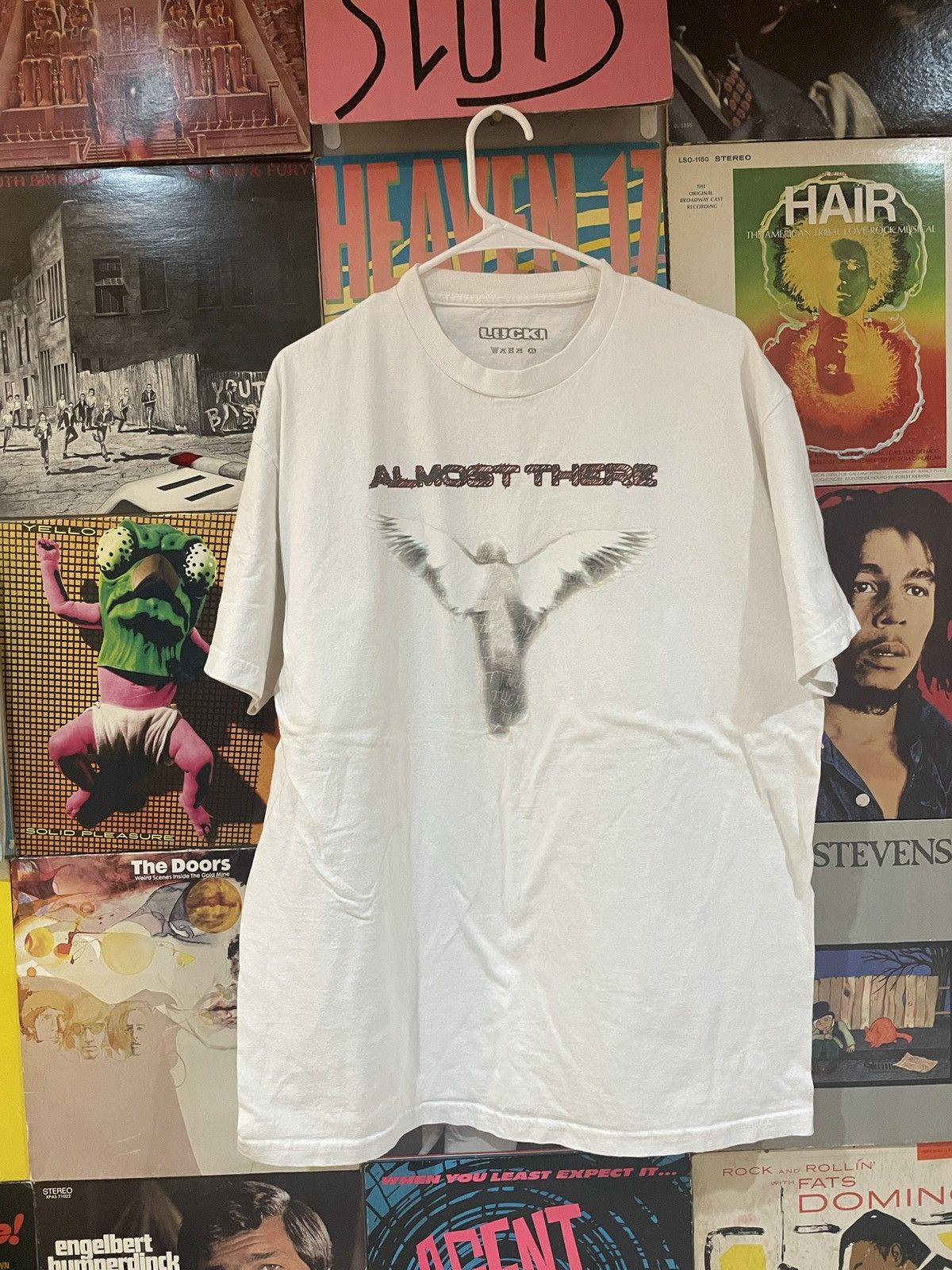 Rap Tees Lucki Almost There Angel White Tee | Grailed