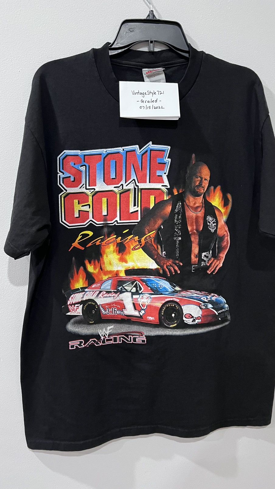 NASCAR × Vintage × Wwf Nascar / WWF Stone Cold Racing Size Large | Grailed