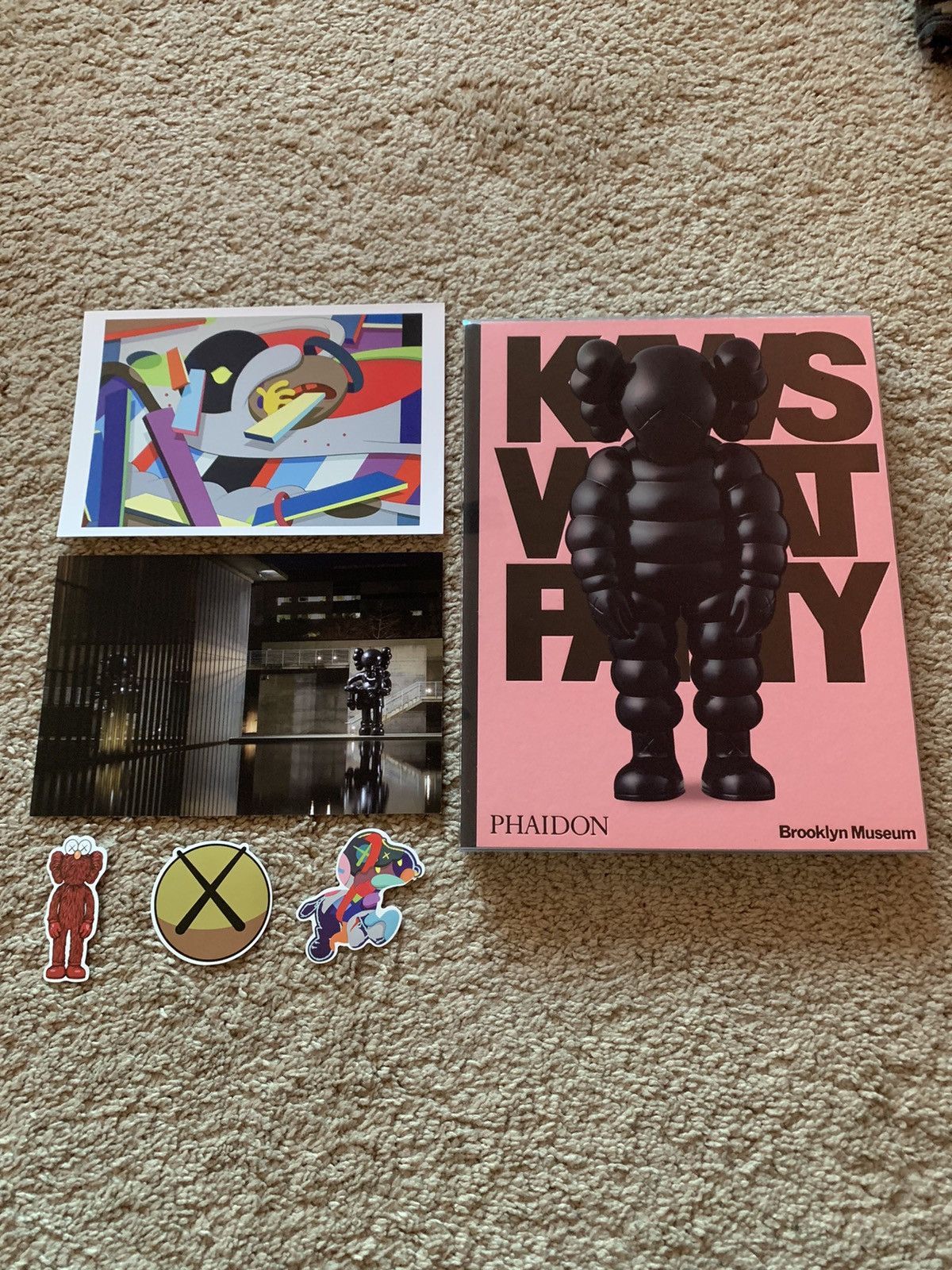 Kaws What party Brooklyn museum coffee table book | Grailed