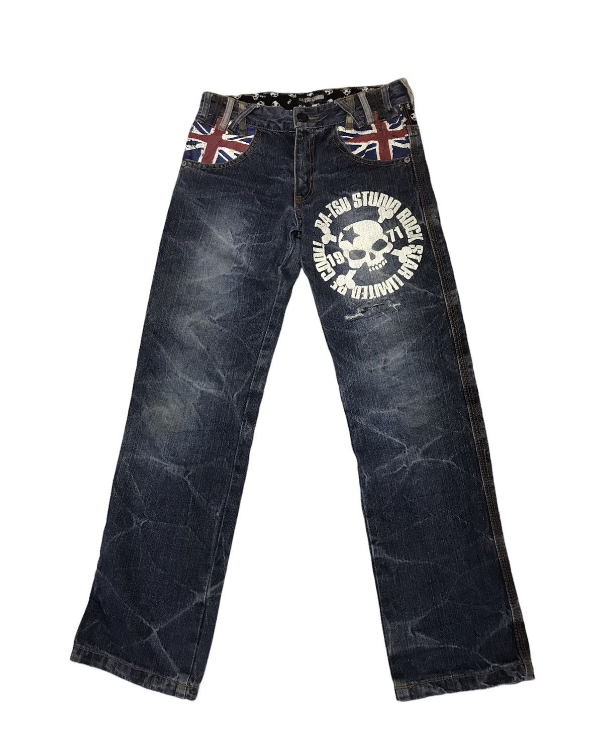 Japanese Brand × Streetwear Japanese Fashion Ba-tsu Studio Rock ...