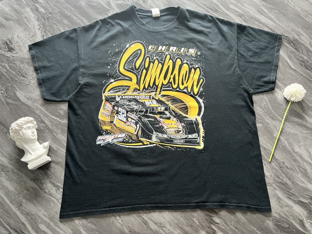 NASCAR × The Simpsons × Vintage Vintage Chris Simpson Five Star Shop ...