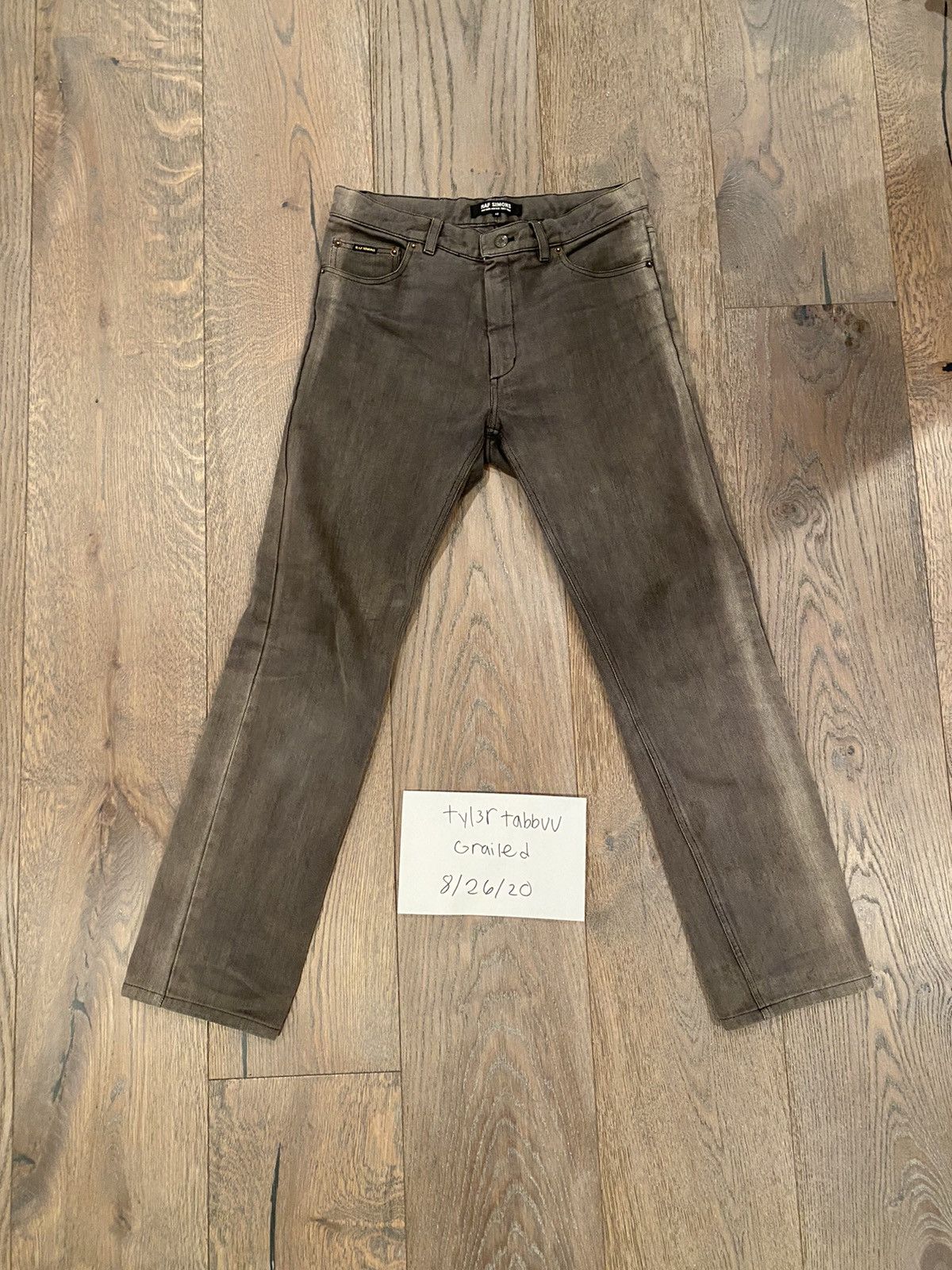 Raf Simons Raf Simons AW03-04 jeans | Grailed