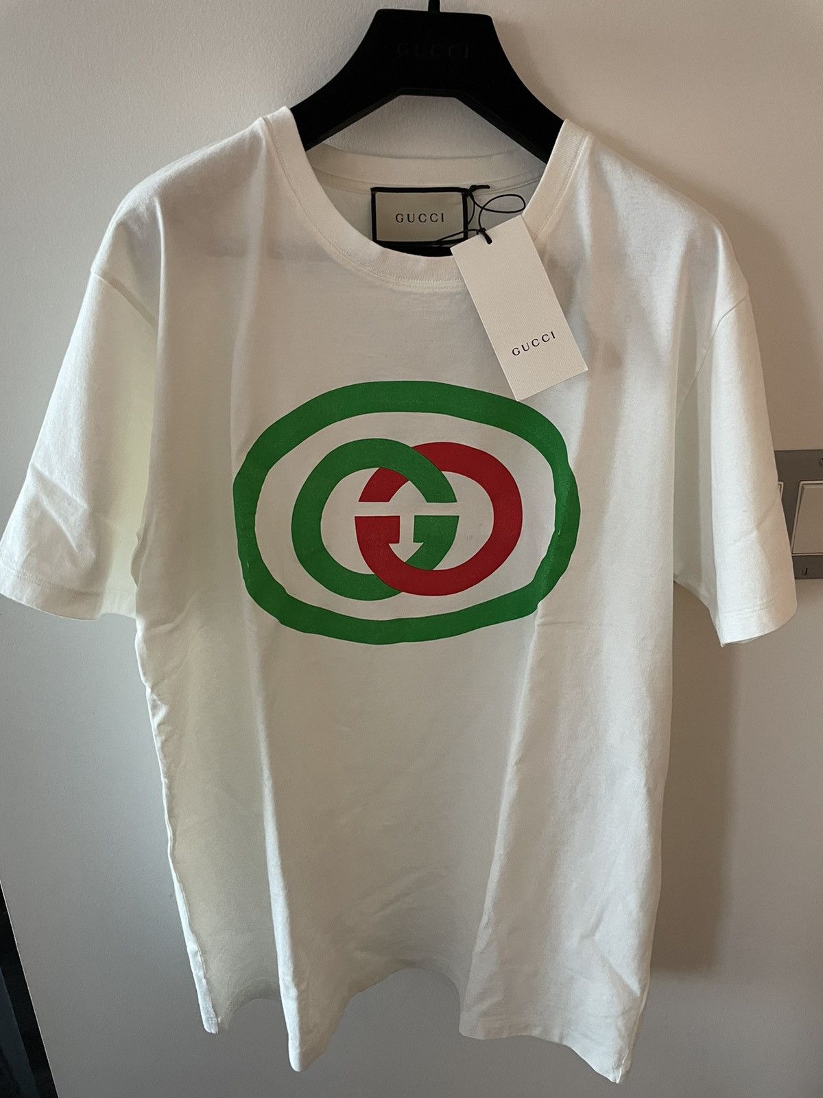 Gucci New Super Limited Gucci Runway Interlocking GG Logo T-shirt | Grailed