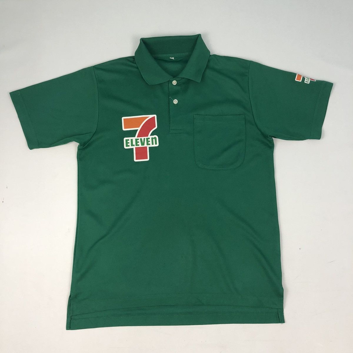 Workers (TS-79) VINTAGE 90s 7 ELEVEN JERSEY POLO SHIRT | Grailed