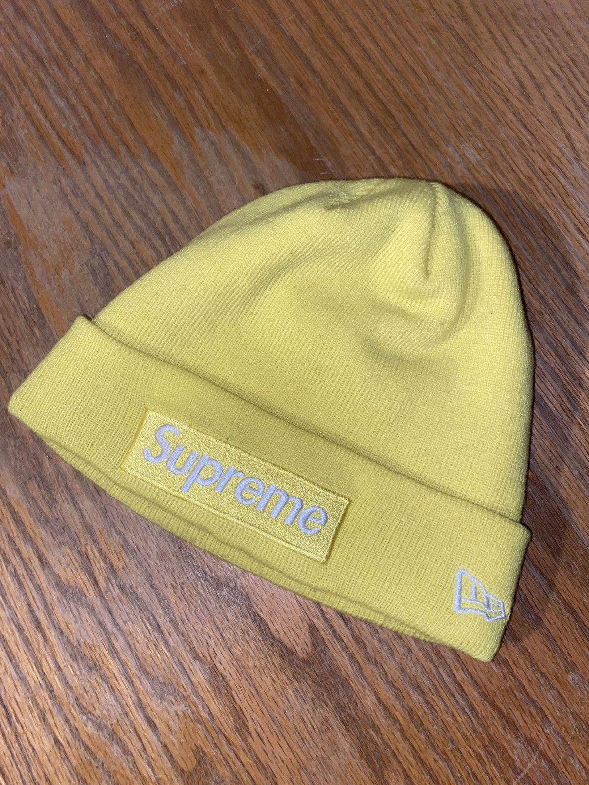 Supreme Yellow Supreme New Era Beanie. | Grailed