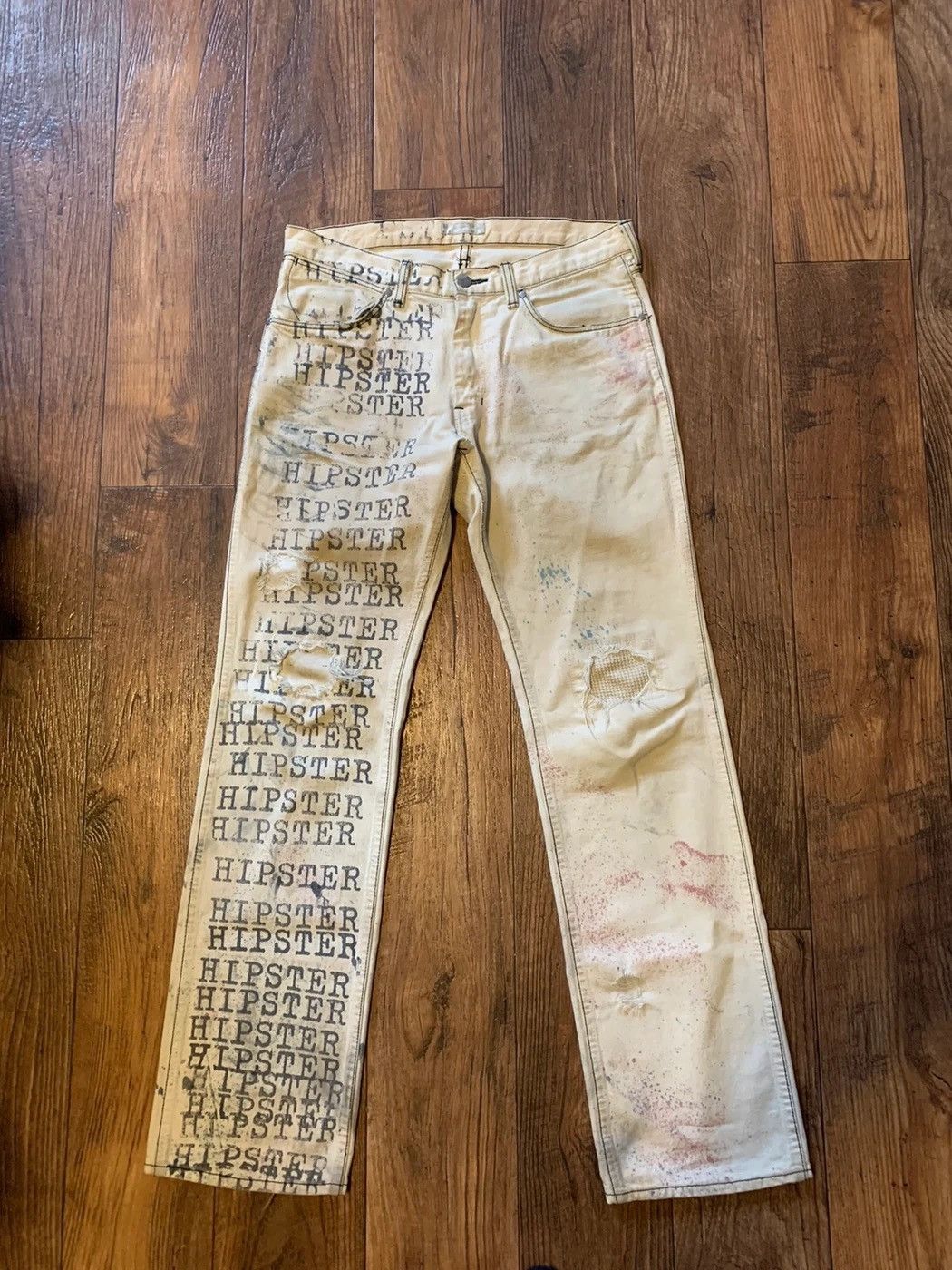 Number (N)ine Number Nine SS02 “The Modern Age” Hipster Pants | Grailed