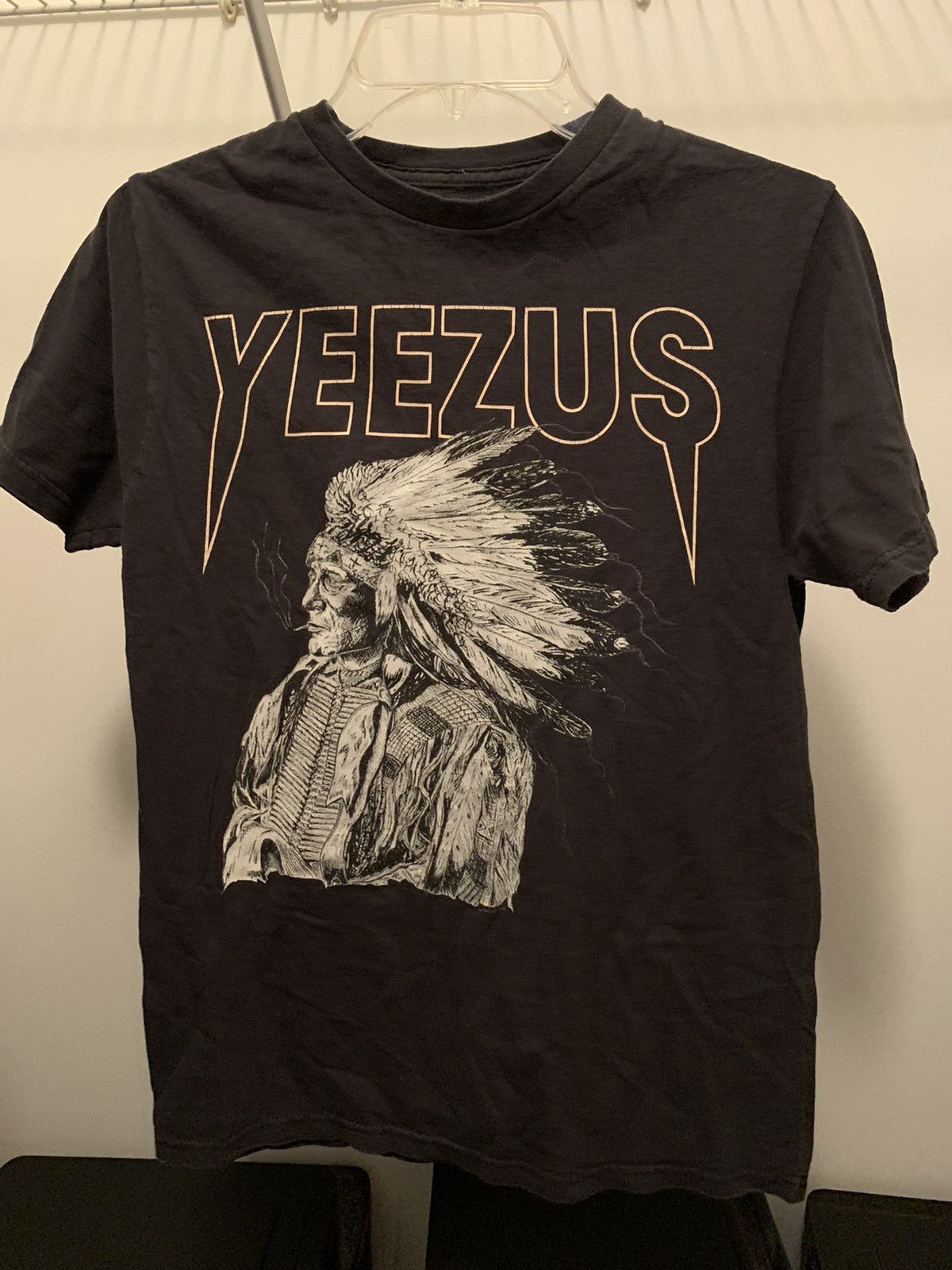 Kanye West × Wes Lang Yeezus Tour 2014 Native American | Grailed