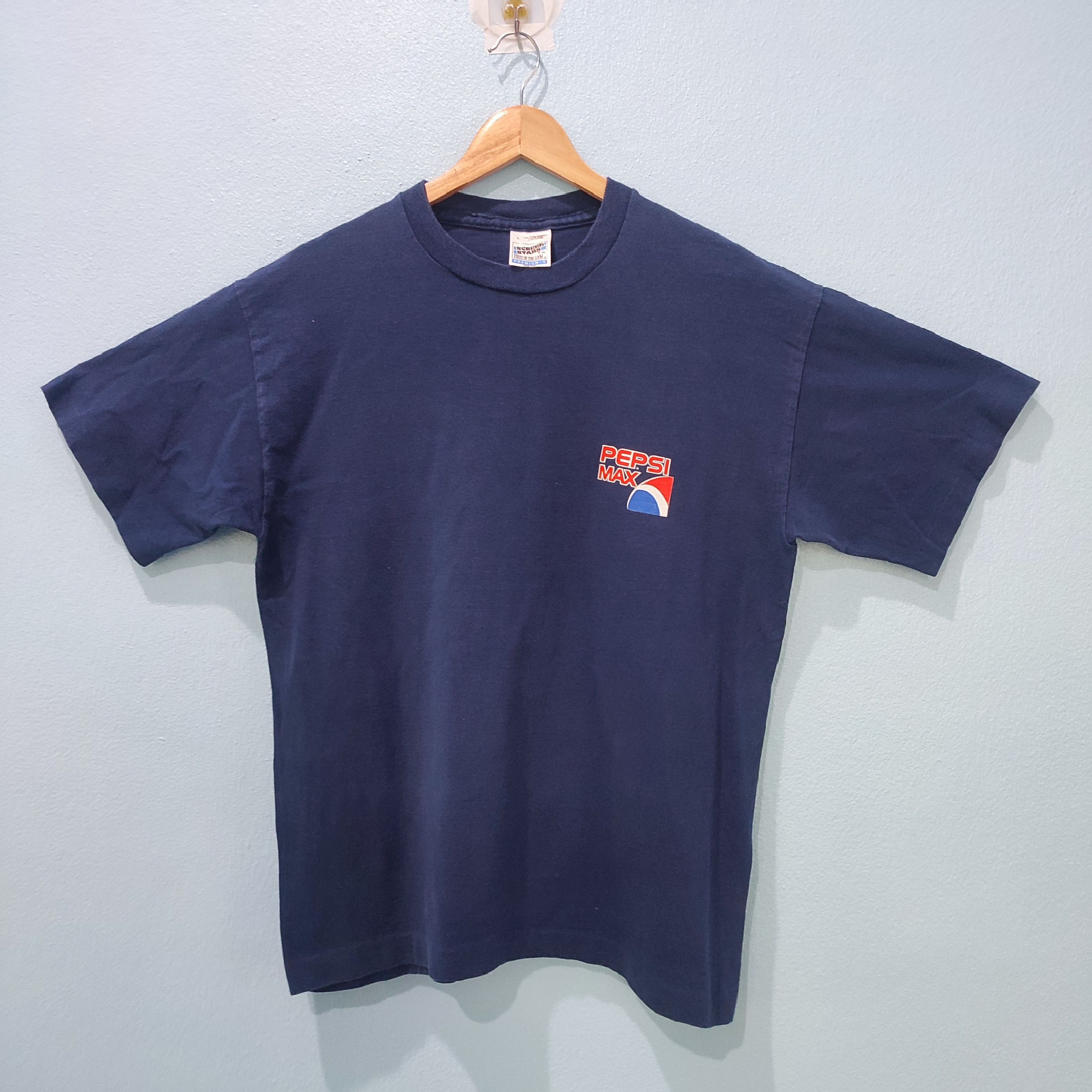Vintage 90's PEPSI MAX Logo Start Style Tshirt | Grailed