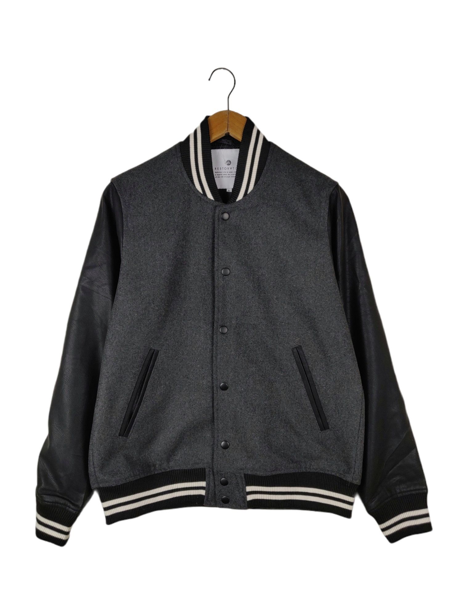 Bomber Jacket × Restoration × Varsity Jacket Restoration Japan Bomber ...