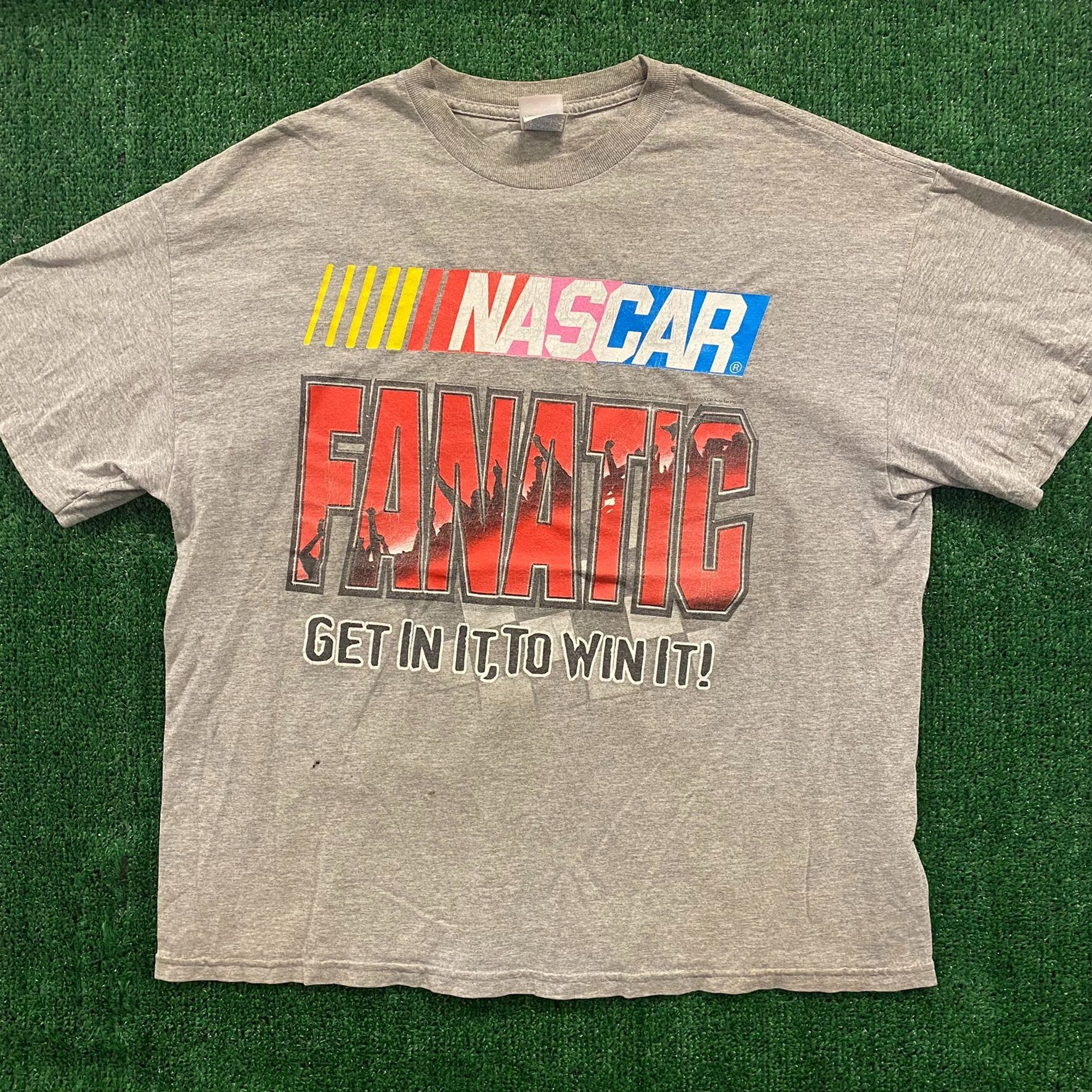 NASCAR × Racing × Vintage NASCAR Fanatic Vintage Racing T-Shirt | Grailed