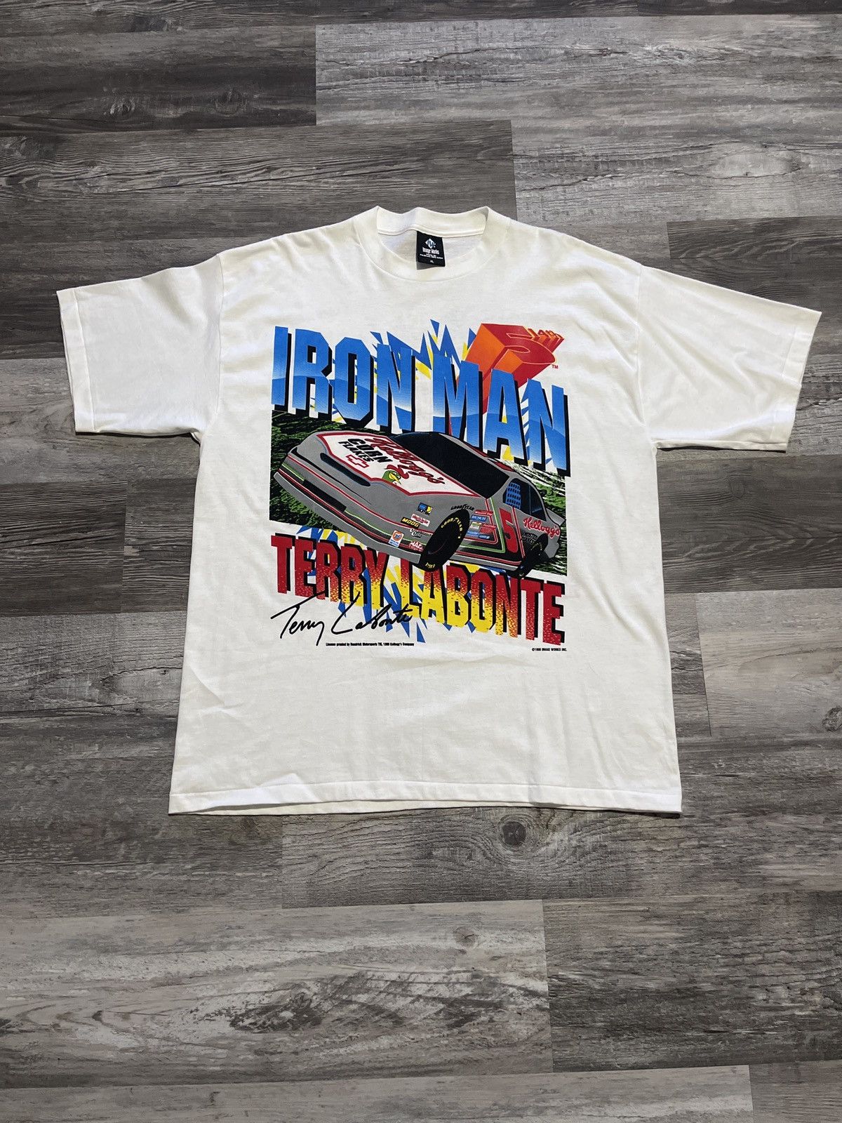 NASCAR × Vintage Vintage 1996 Terry Labonte Iron Man NASCAR XL NWOT ...