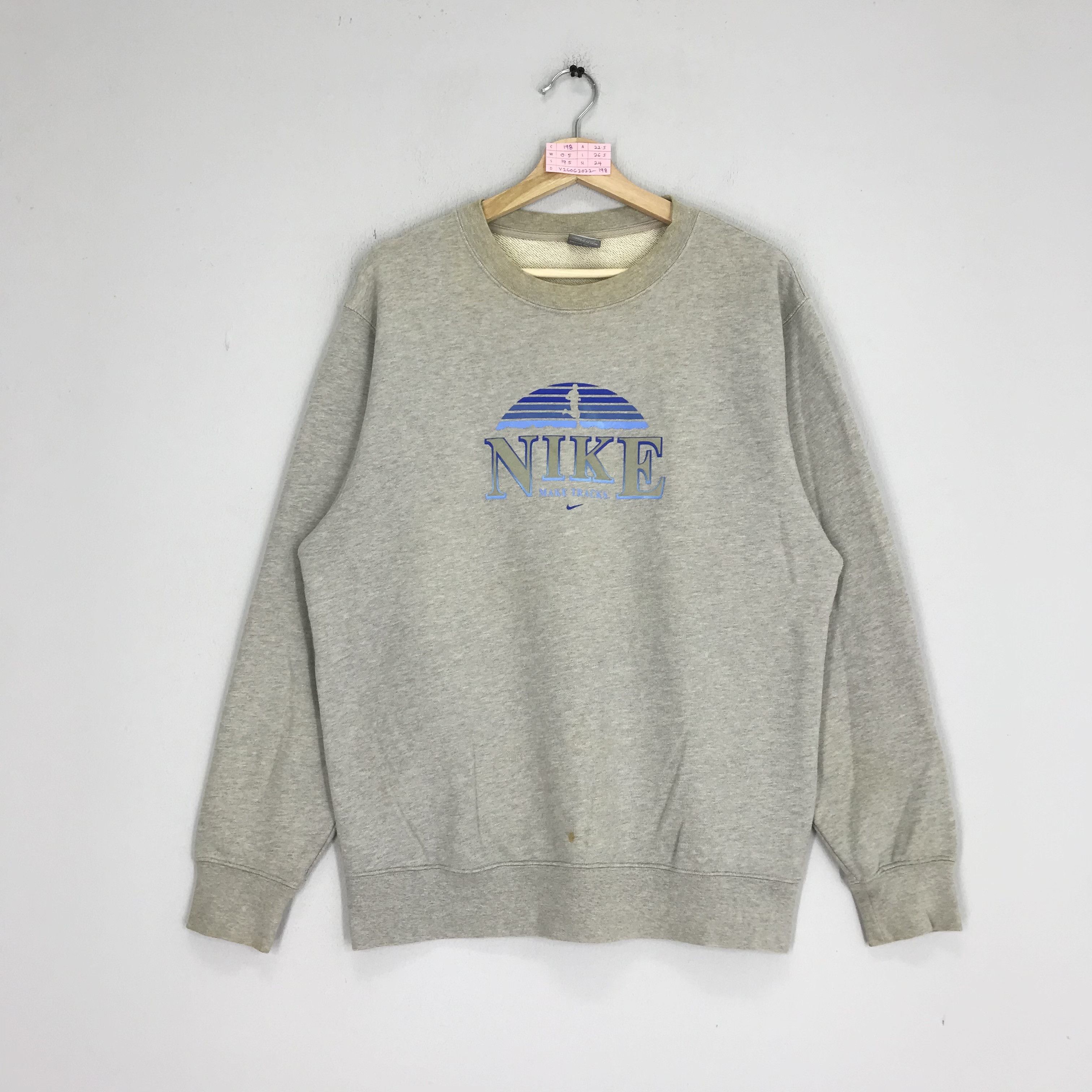 Nike × Nike ACG × Vintage Vintage Nike Gray Tag Nike Swoosh Big Logo ...
