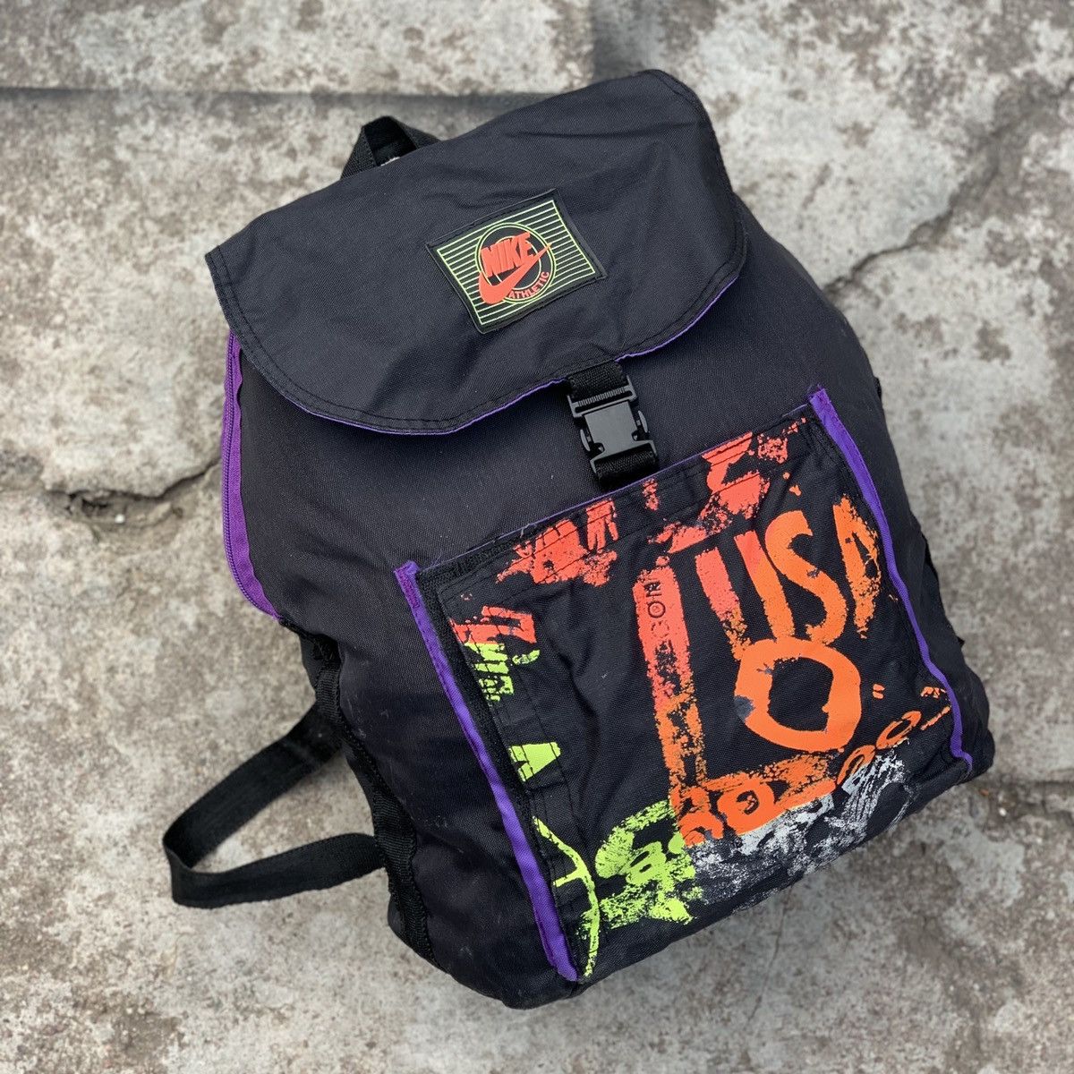 Nike × Vintage Nike Vintage Early Basketball Sport Style 1980s BackPack ...