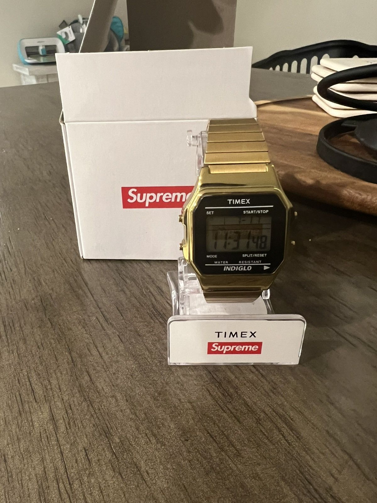 Supreme Supreme Timex Watch Gold | Grailed