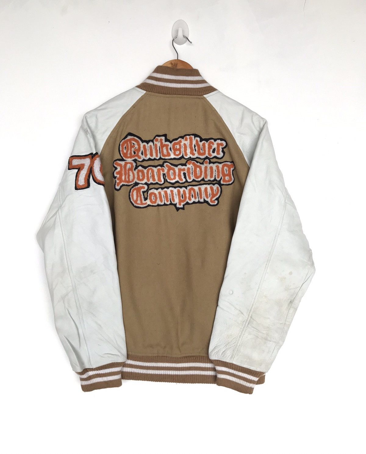 Quicksilver × Streetwear × Varsity Jacket ARCHIVAL🔥 Vintage 90s ...