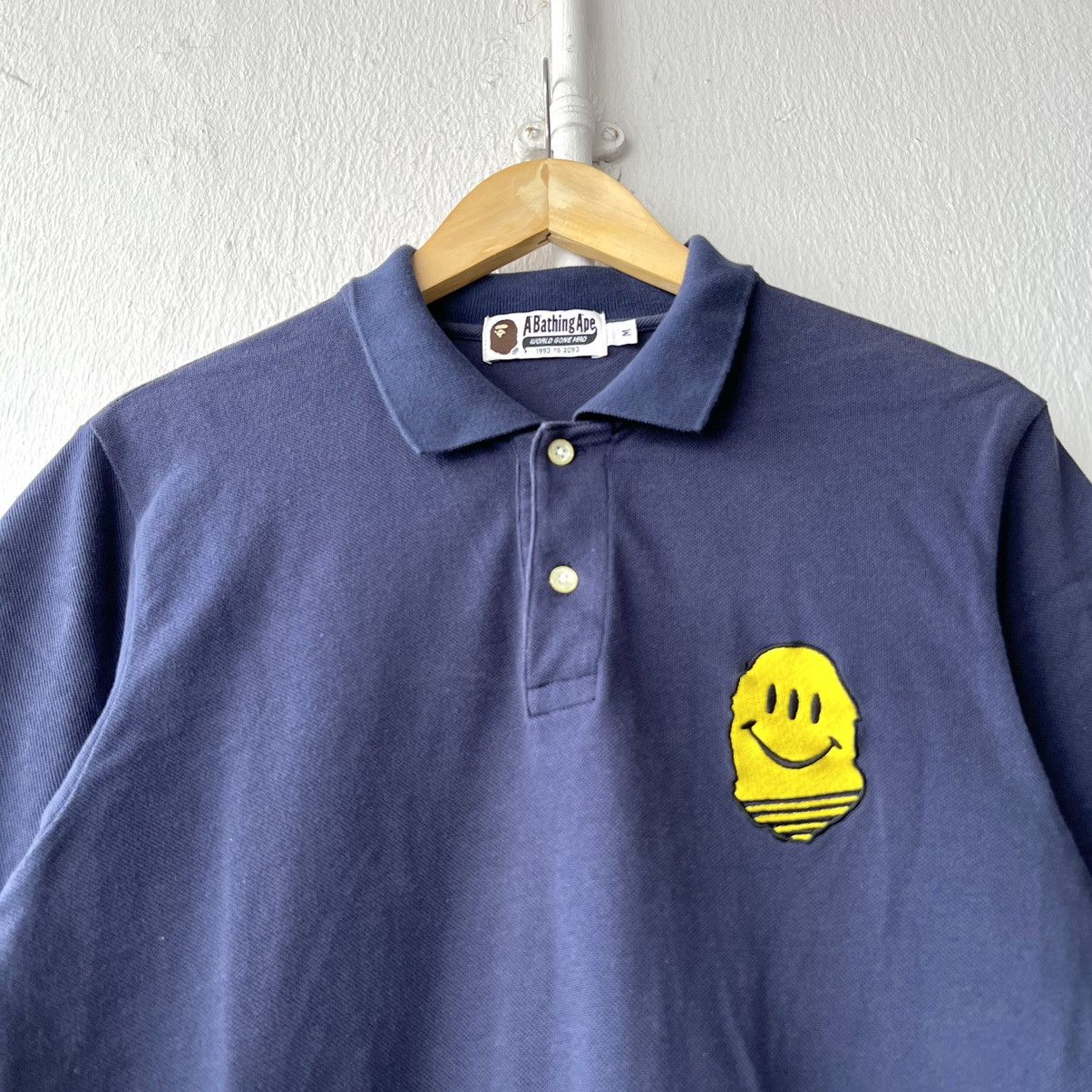 Bape × Japanese Brand × Vintage [RARE] Vintage A Bathing Ape “Smiley ...