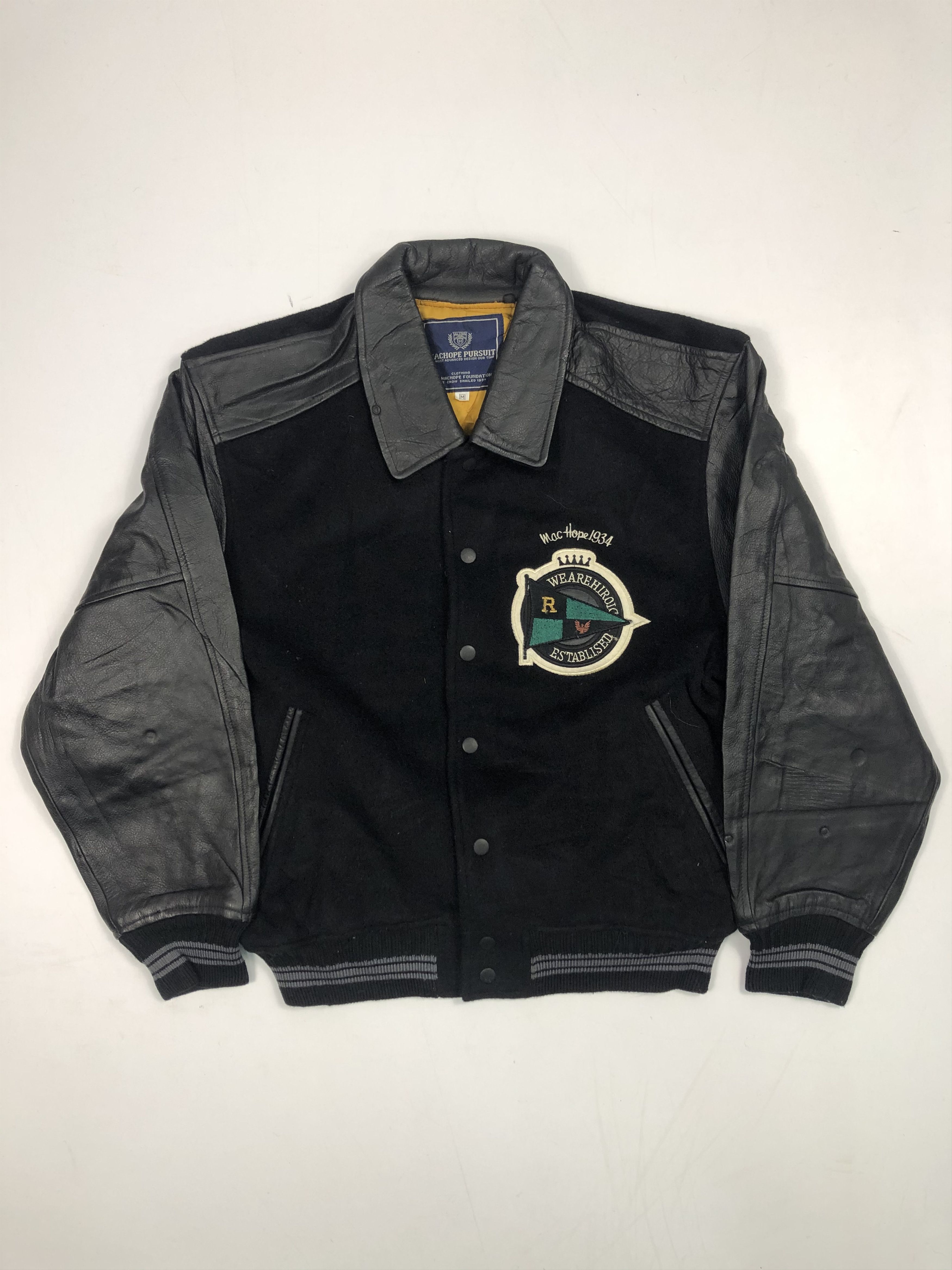 Japanese Brand × Varsity Jacket × Vintage Vintage 80s Machope Pursuit ...