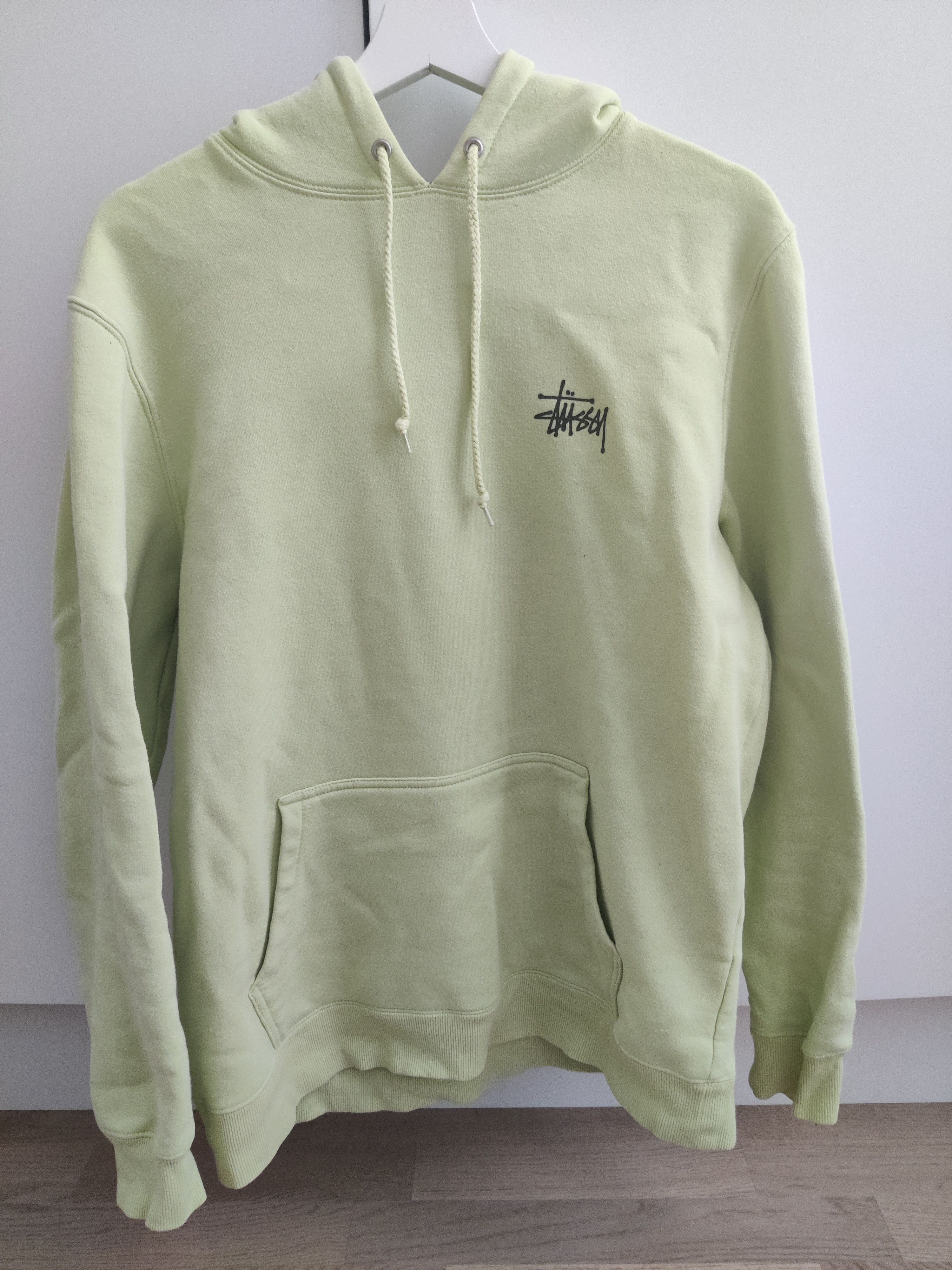 Streetwear × Stussy Stüssy Neon Green Hoodie | Grailed