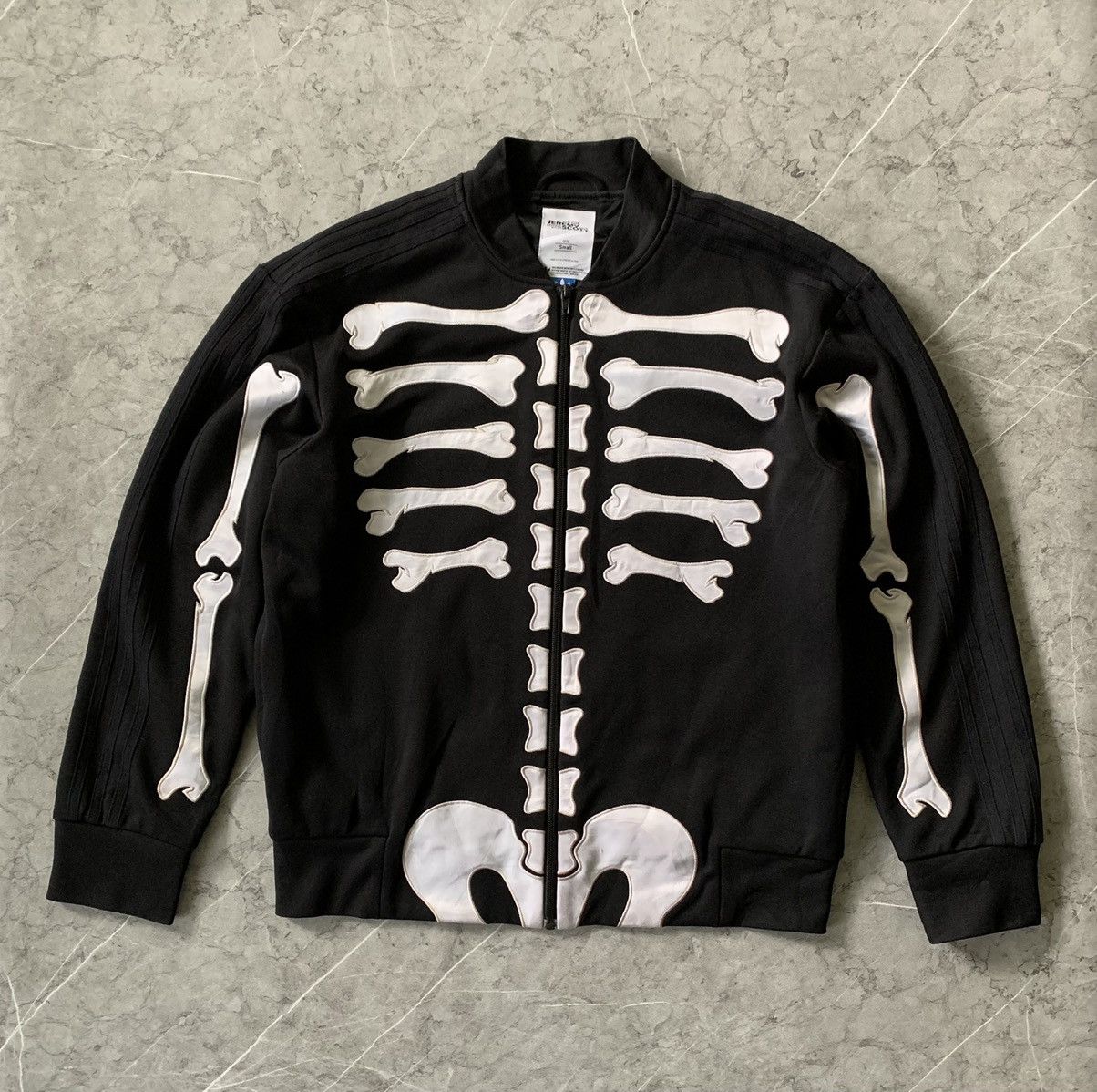 Adidas 🔥RARE🔥Adidas x jeremy scott skeleton bones jacket | Grailed