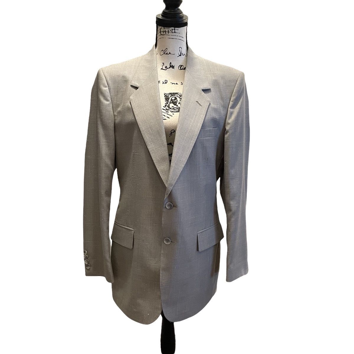 Vintage Arnie Arnold Palmer Blazer Jacket Gray 42R Check Sport Coat ...