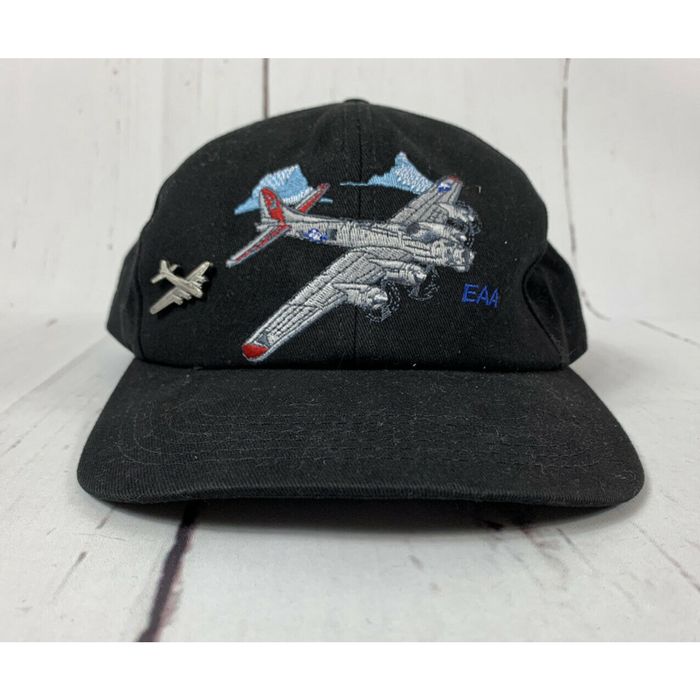 Vintage Vintage Pacific EAA Aircraft Hat Snapback K Products Boeing One ...
