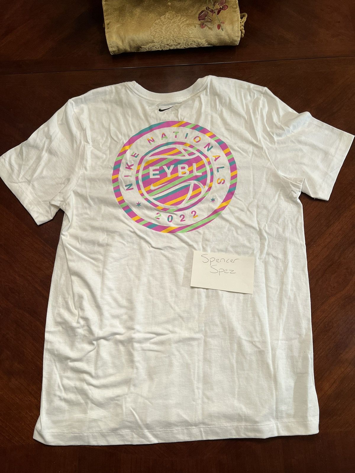 Nike Nike EYBL white T-shirt 2022 Size Large | Grailed