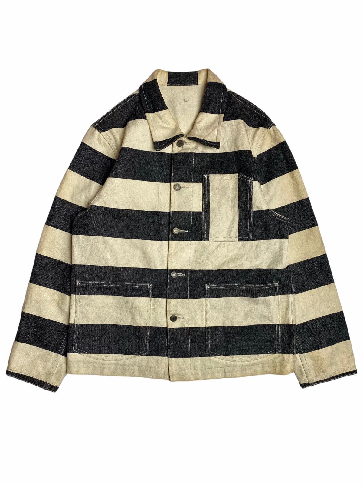 Vintage Vintage Prisoner Style Denim Chore Jacket | Grailed
