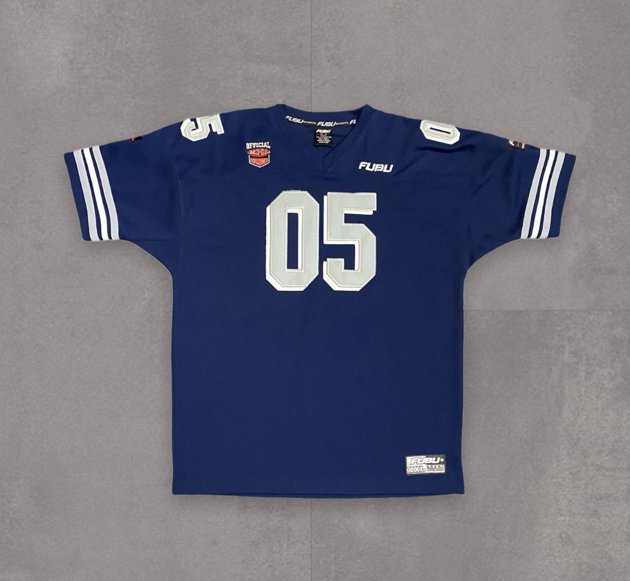 Fubu × Vintage Vintage Fubu The Collection Navy Blue #05 Football ...