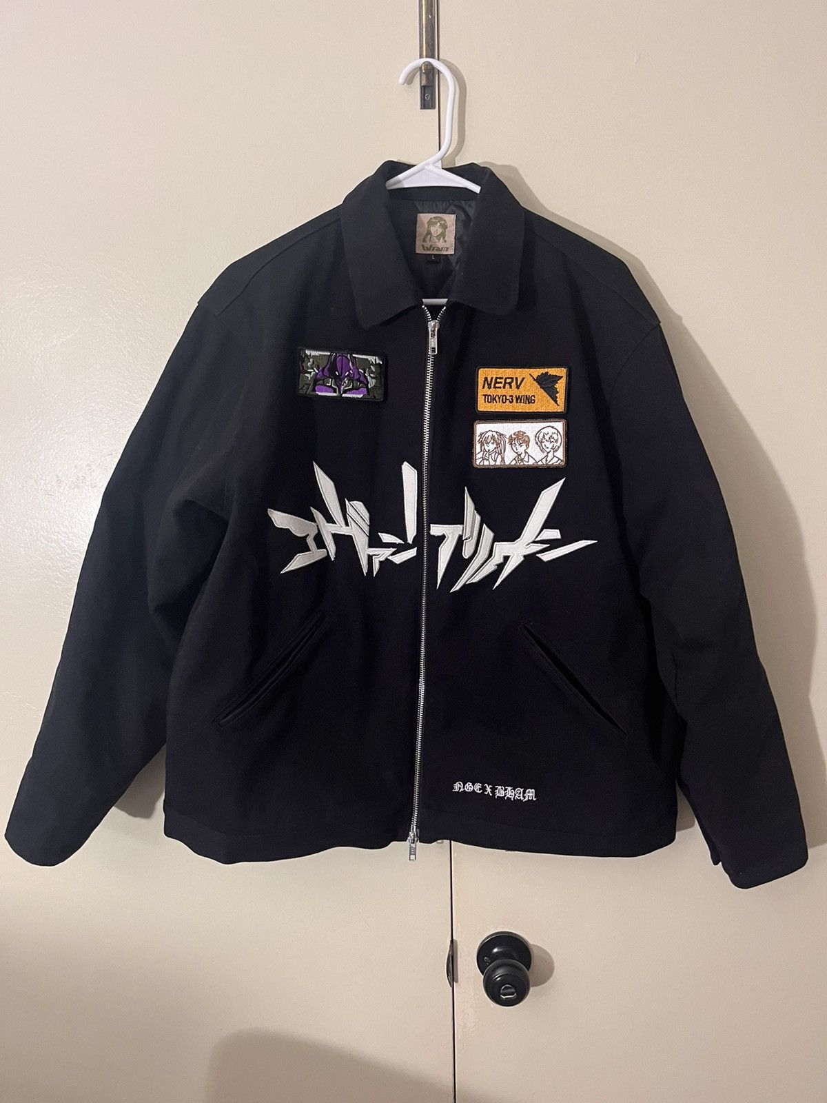 Anime × Streetwear Neon Genesis Evangelion Work Jacket | Grailed