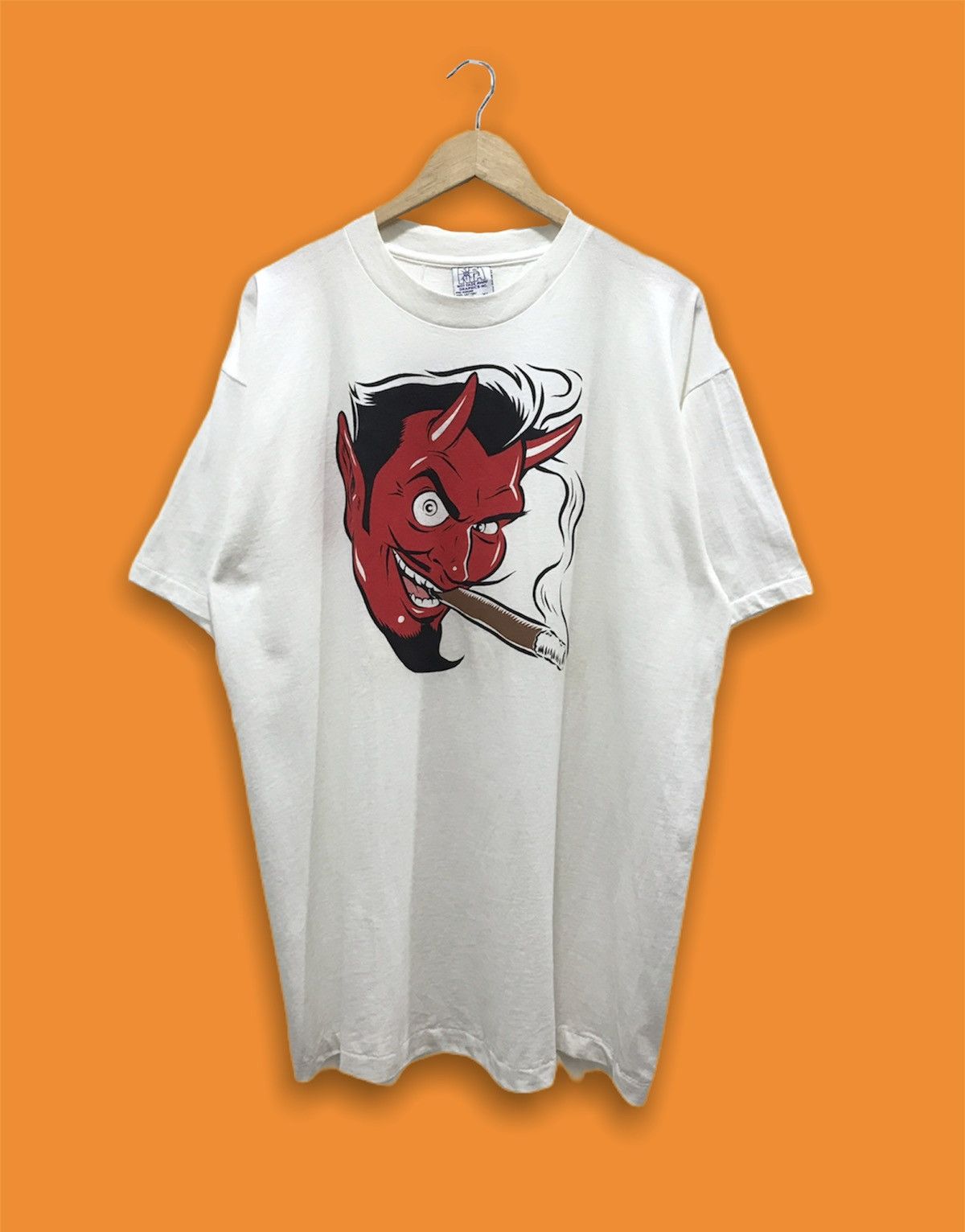 Vintage Vintage 90s Coop devils art graphic tee | Grailed