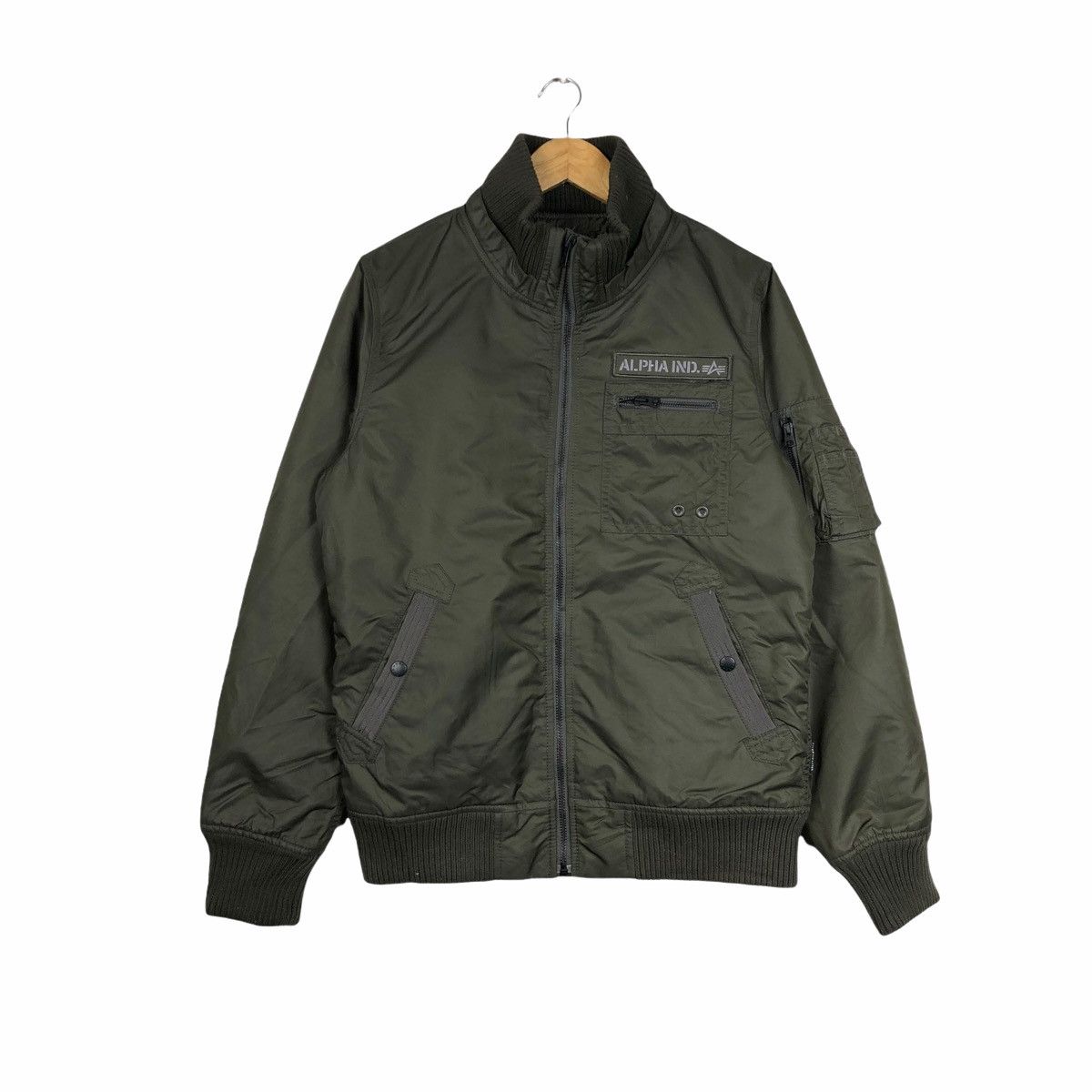 Alpha Industries Vintage Alpha Industries USA Bomber Jacket Army Flyers ...