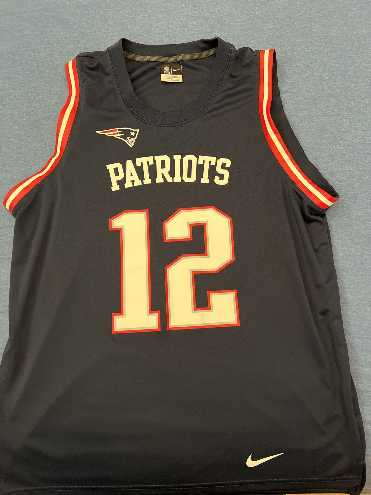 NFL Tom Brady Tank stop Jersey | Grailed