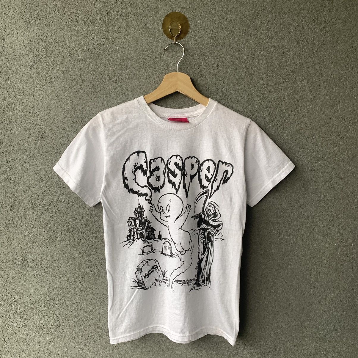 Cartoon Network × Mishka × Streetwear MNWKA x Casper White T-shirt ...
