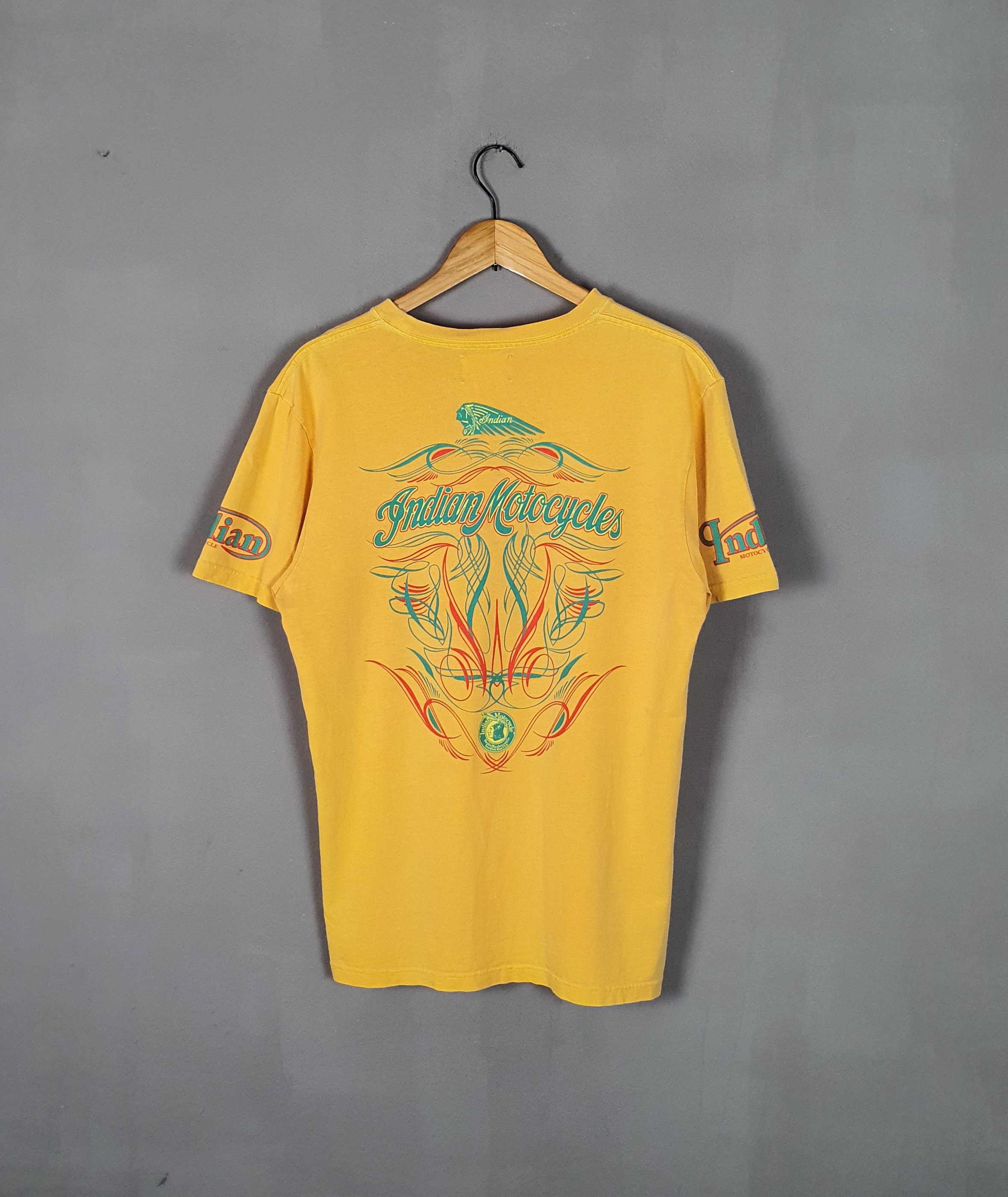 Vintage INDIAN MOTORCYCLE 90s T shirt size Medium | Grailed