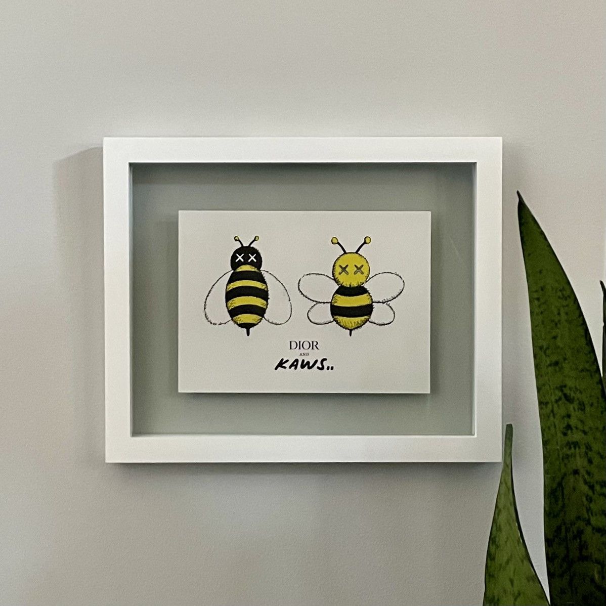 Dior × Kaws Dior x Kaws Bee Poster | Grailed