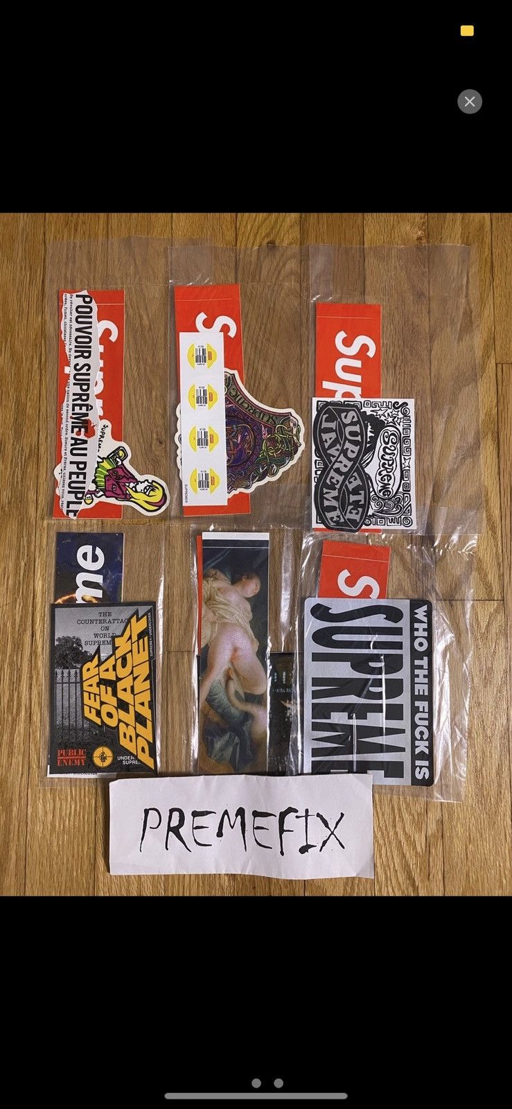 Supreme 6 Supreme Sticker Packs | Grailed