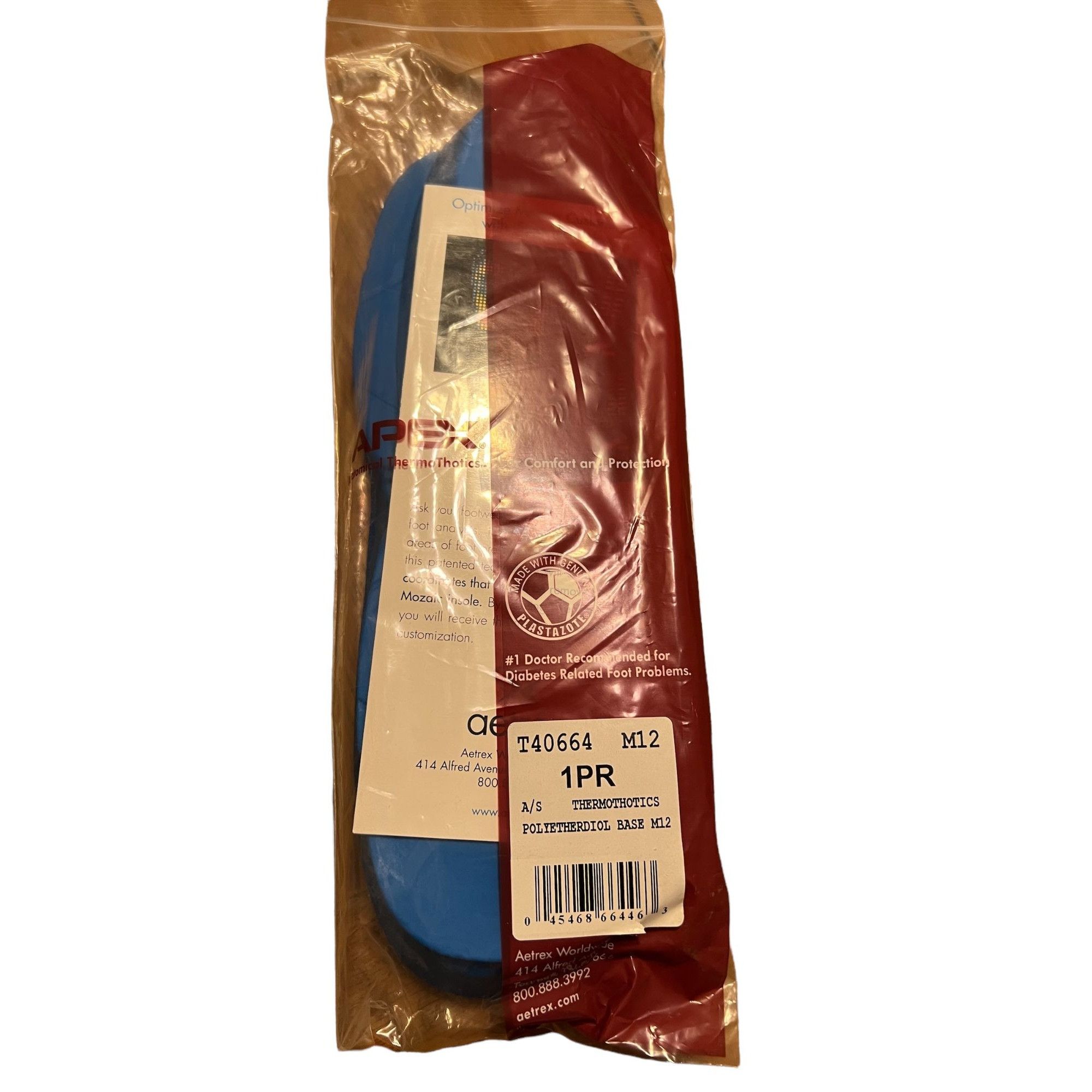 Apex Apex T40664 Inserts Thermothotics Polyetherdiol Base Sz 12 | Grailed